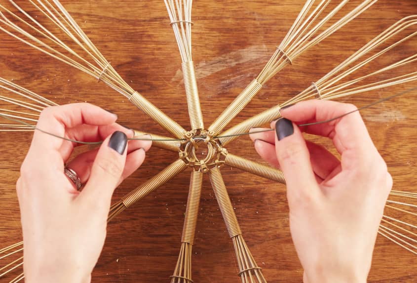 How To Make a Christmas Tree Topper out of Whisks | The Kitchn