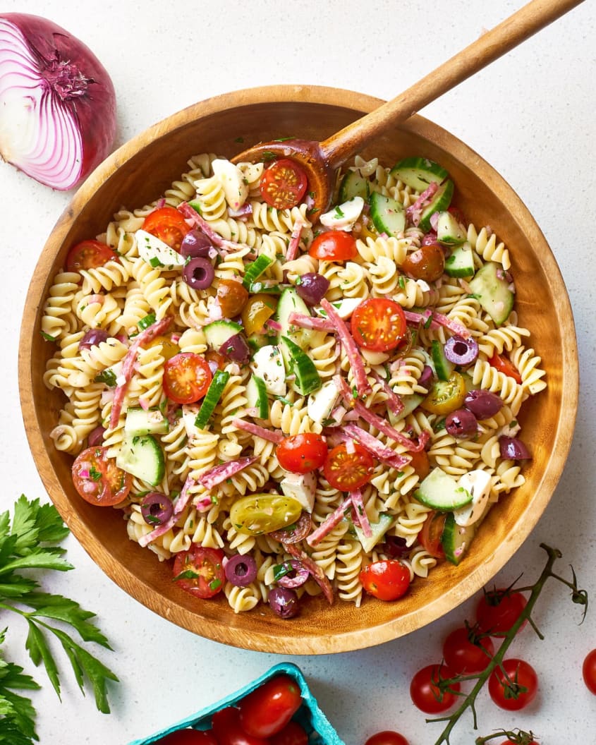 The Easiest Pasta Salad Ever | Cubby