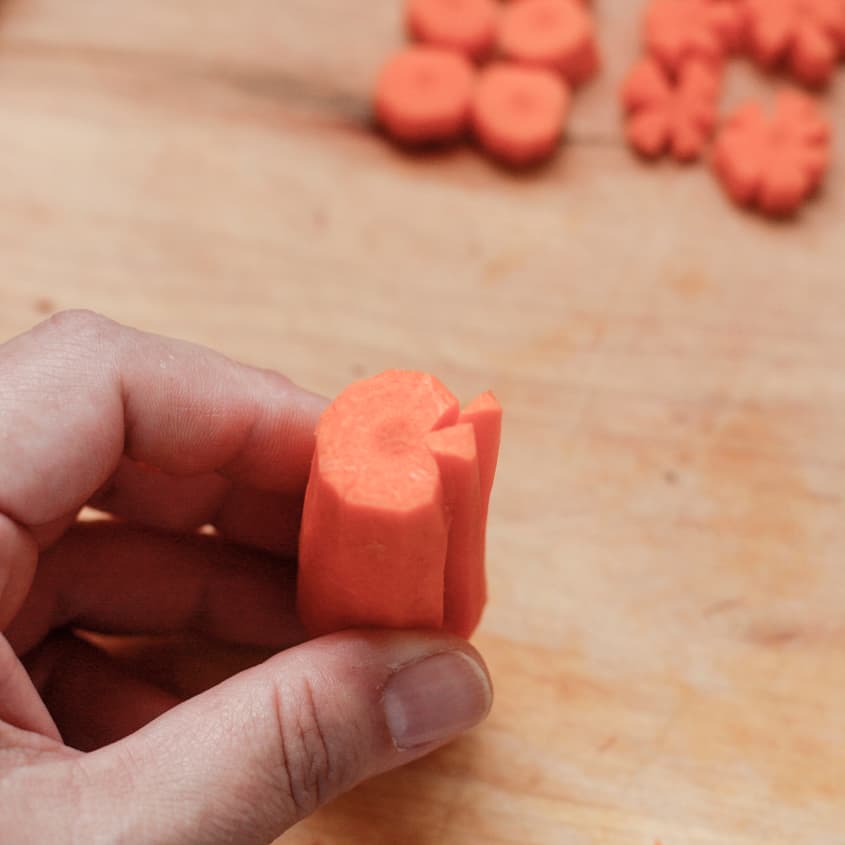 How To Cut Carrots Into Flowers The Kitchn