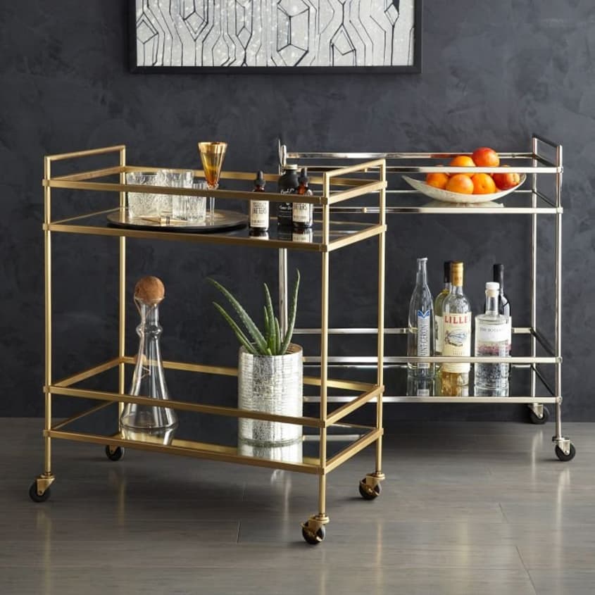 11 Handsome Bar Carts That Will Keep the Party Rolling | The Kitchn
