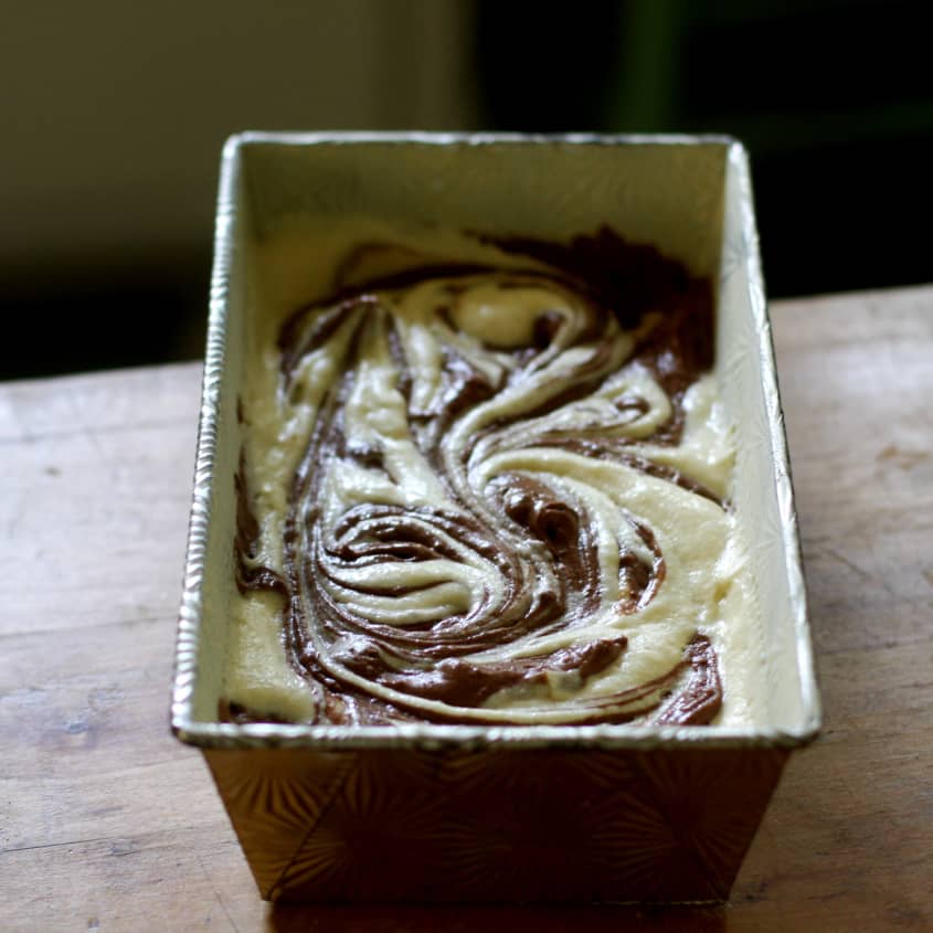 How To Make a Chocolate & Vanilla Swirled Marble Cake | The Kitchn