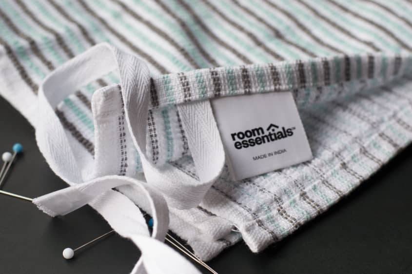 How To Add Loops to Dishtowels for Hanging | The Kitchn