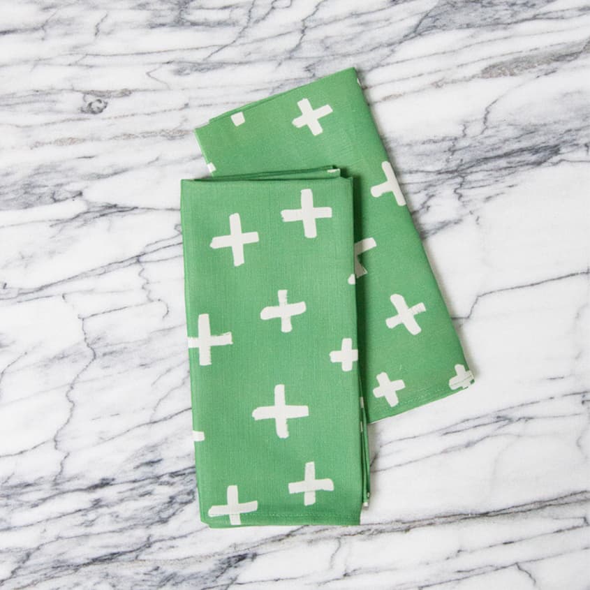 For a Little Flash: Geometric & Patterned Napkins from A Sunny ...