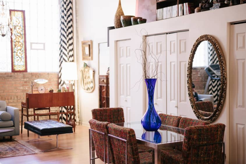 House Tour: A Couple Share a Colorful Chicago Studio | Apartment Therapy