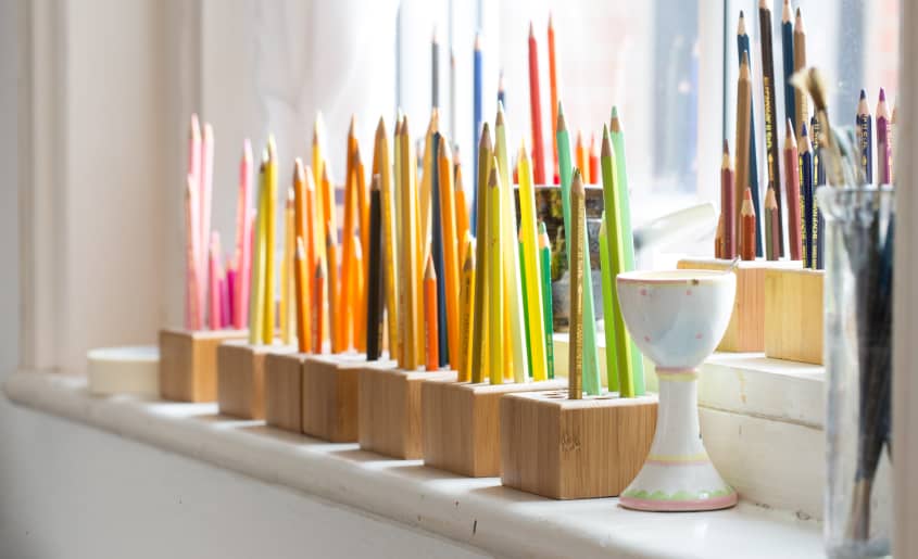 House Tour: An Eclectic English Home and Artist Studio | Apartment Therapy