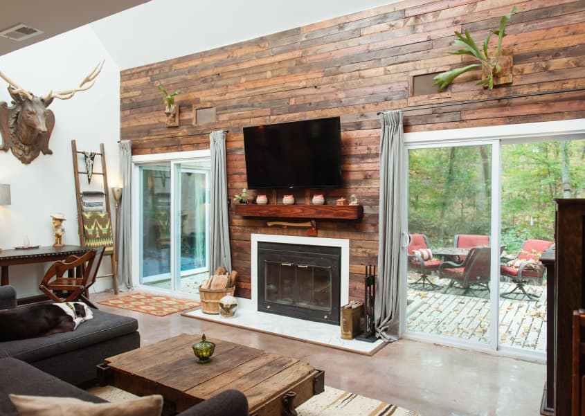 House Tour: An Eclectic, Rustic Mix in the Woods | Apartment Therapy