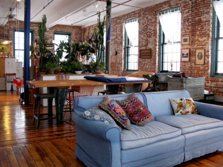 Joel & McKenzie’s Salvaged Live/Work Loft | Apartment Therapy