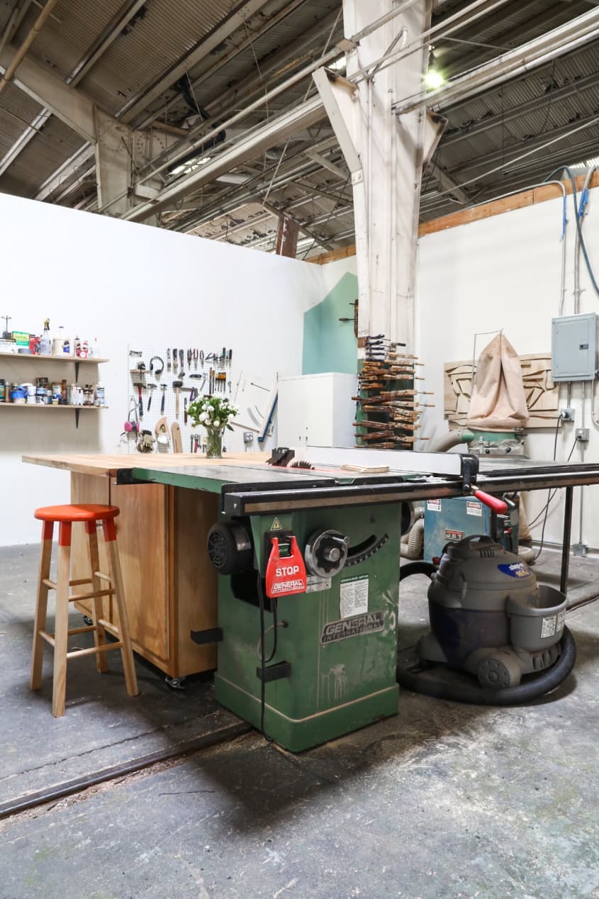 A Woodworker’s Wonderful Studio in Downtown LA | Apartment Therapy