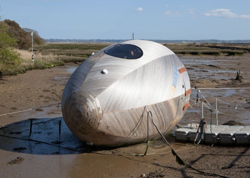 House Tour: A Giant Wooden Egg-Shaped Home in the UK | Apartment Therapy