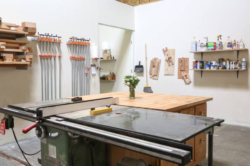 A Woodworker’s Wonderful Studio in Downtown LA | Apartment Therapy