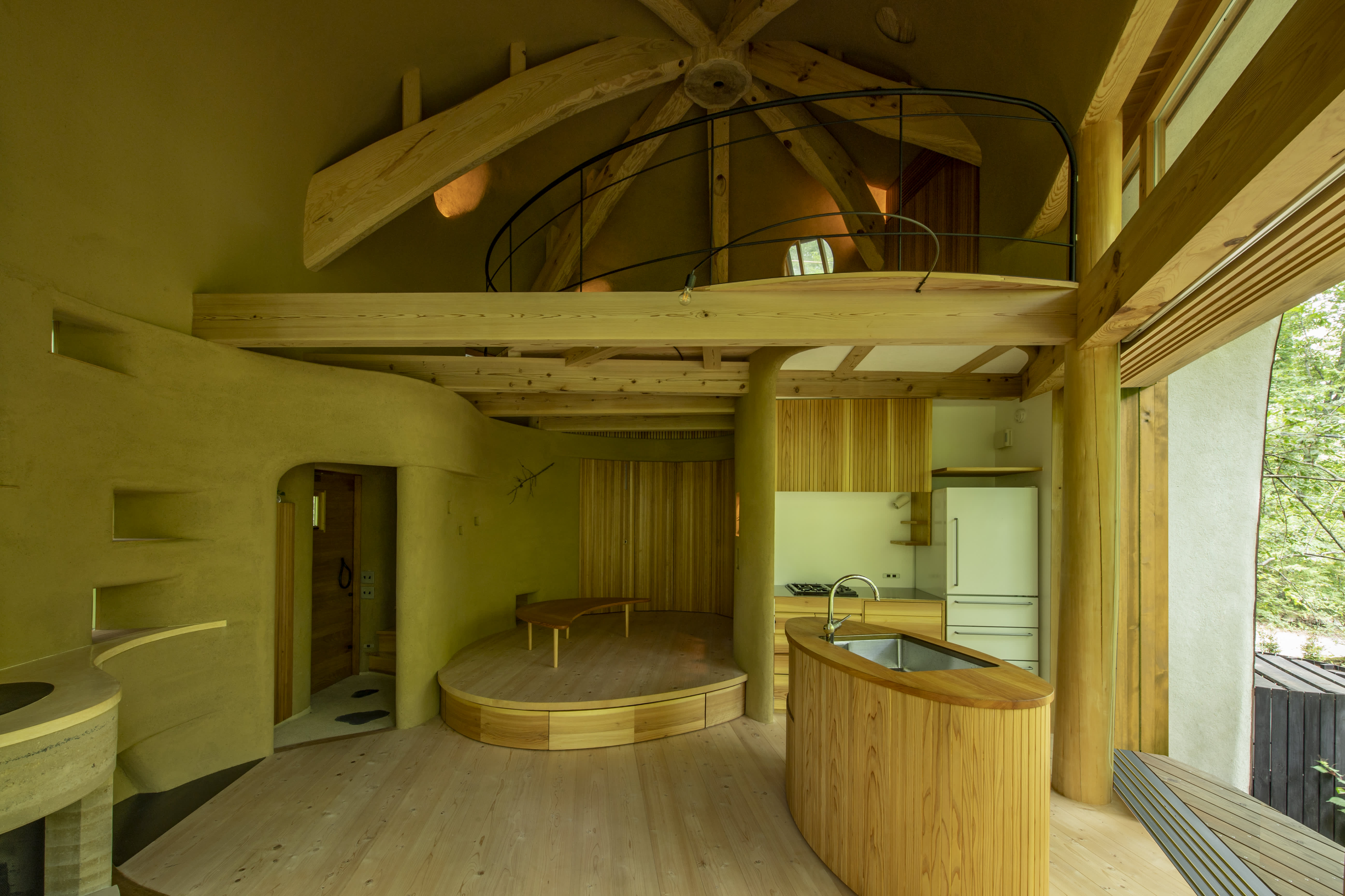 Japanese Shell House Interior