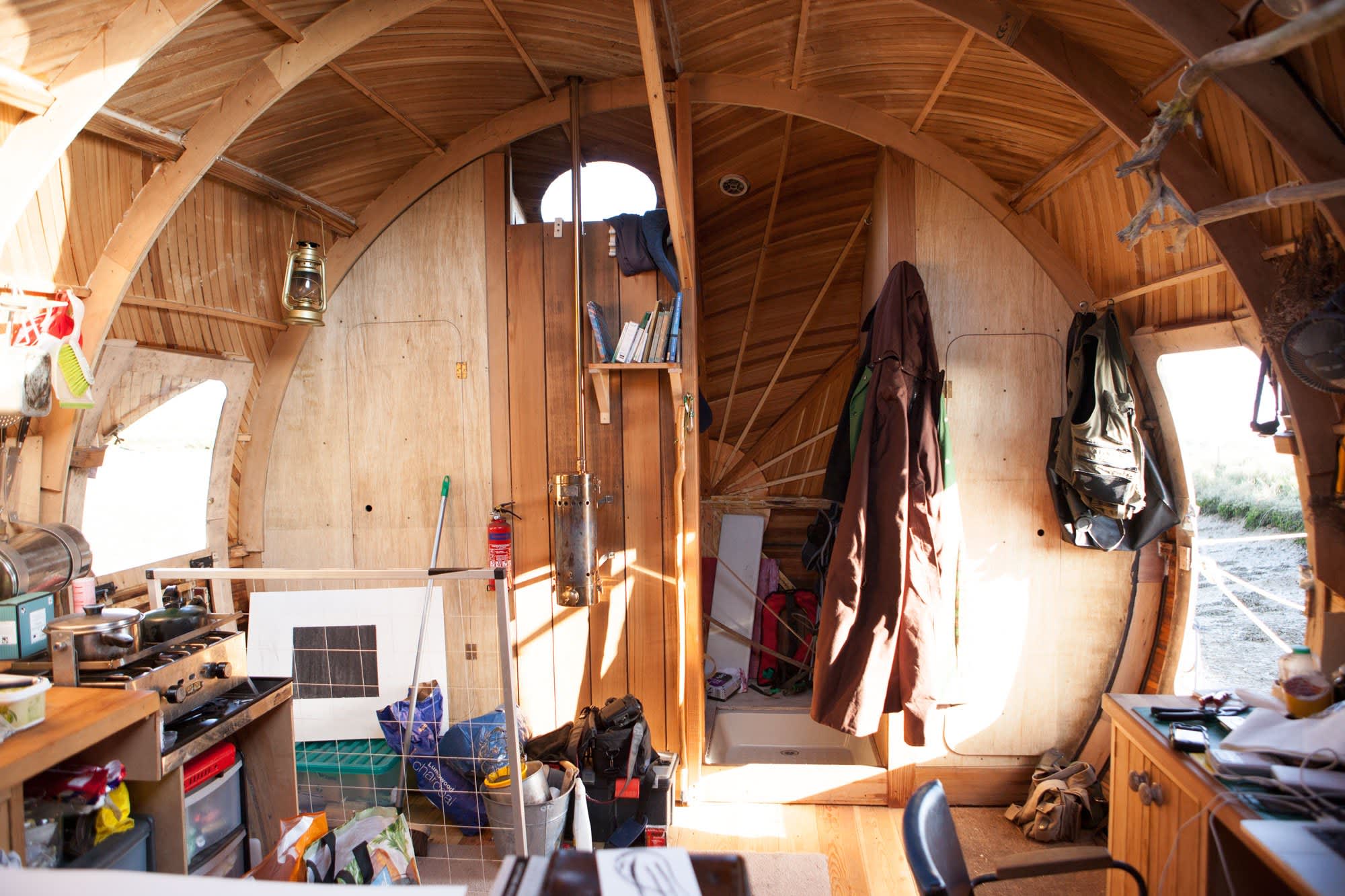 House Tour: A Giant Wooden Egg-Shaped Home in the UK | Apartment Therapy