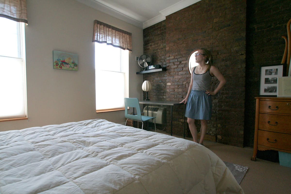 Kate & Cameron Surrounded by Art | Apartment Therapy