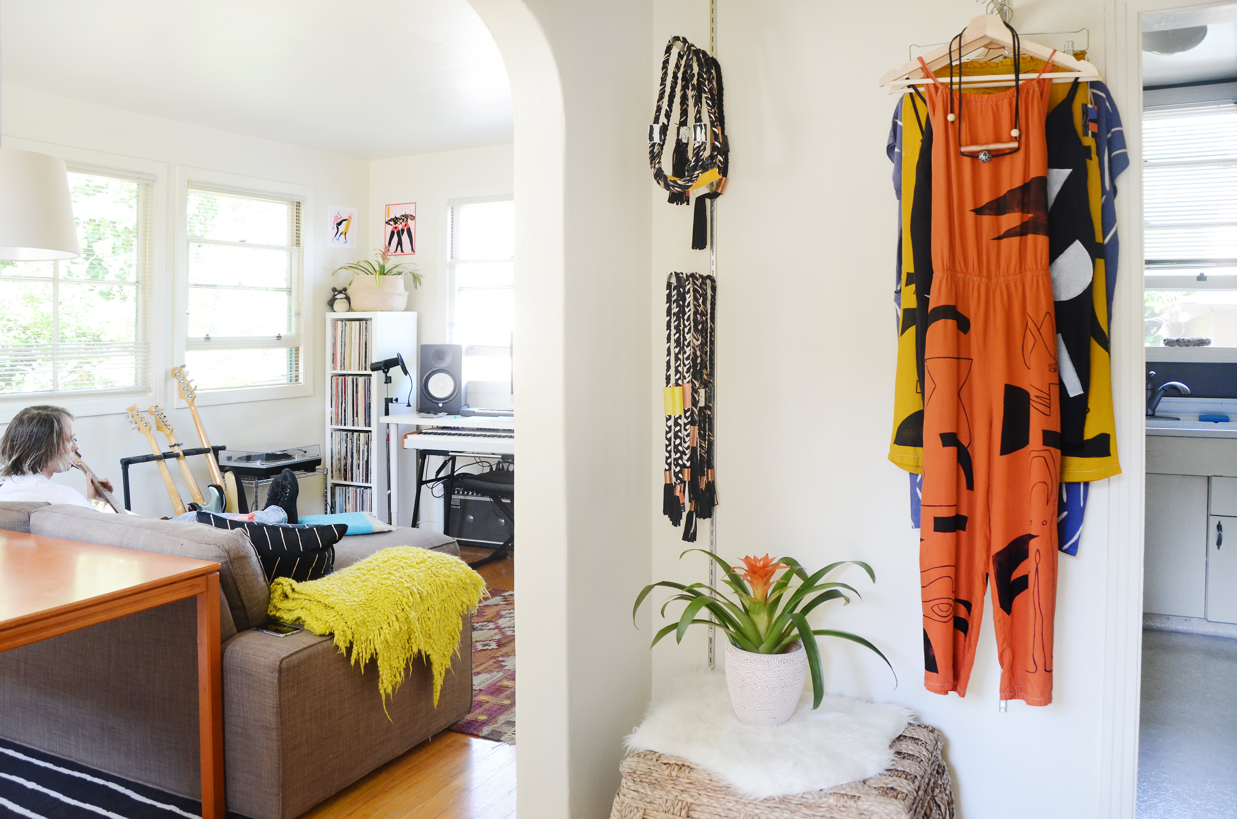 House Tour: A Small Shared Creative Cali Home | Apartment Therapy