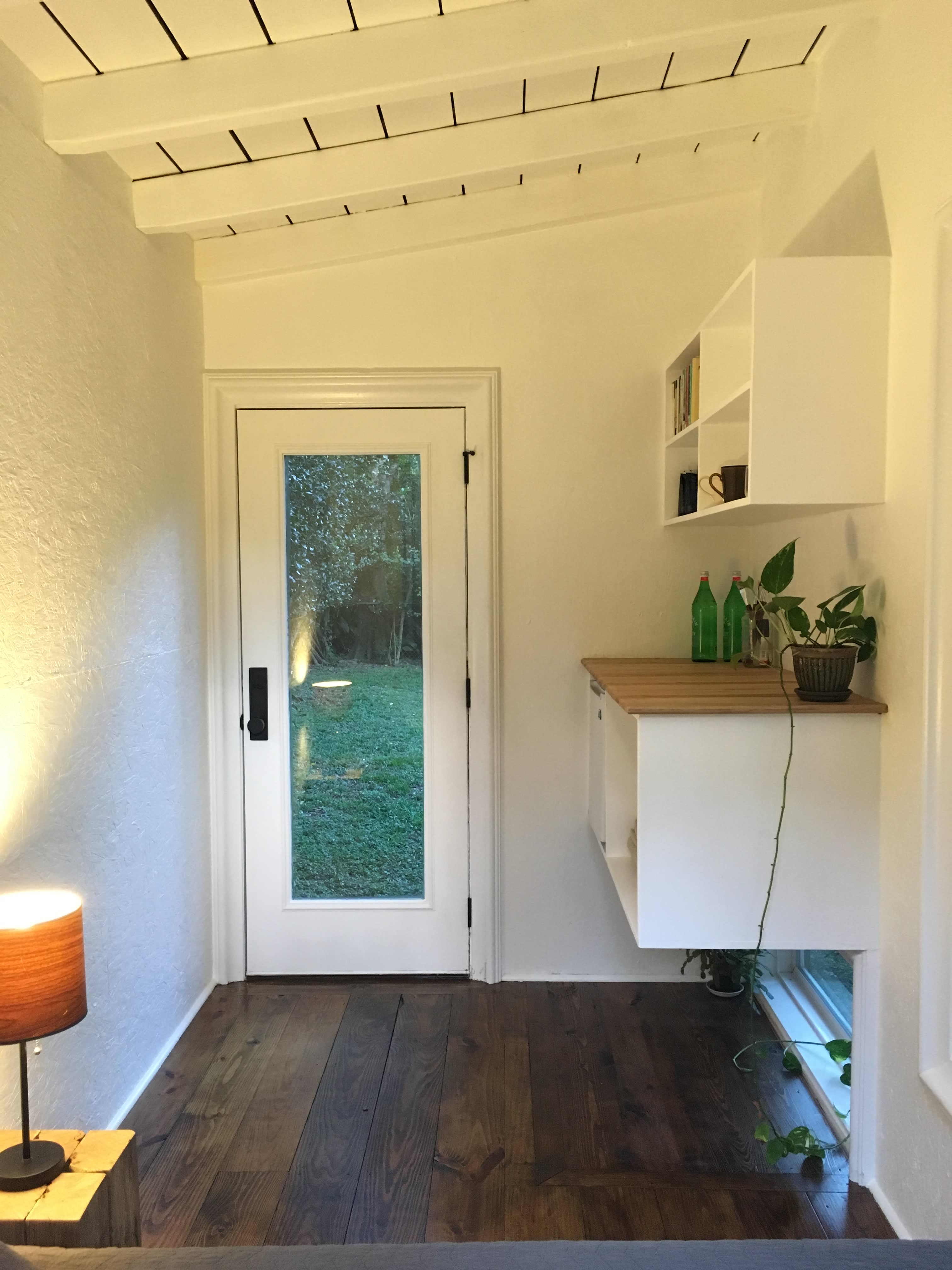 An 85-Square-Foot Backyard Studio Built from Scratch | Apartment Therapy