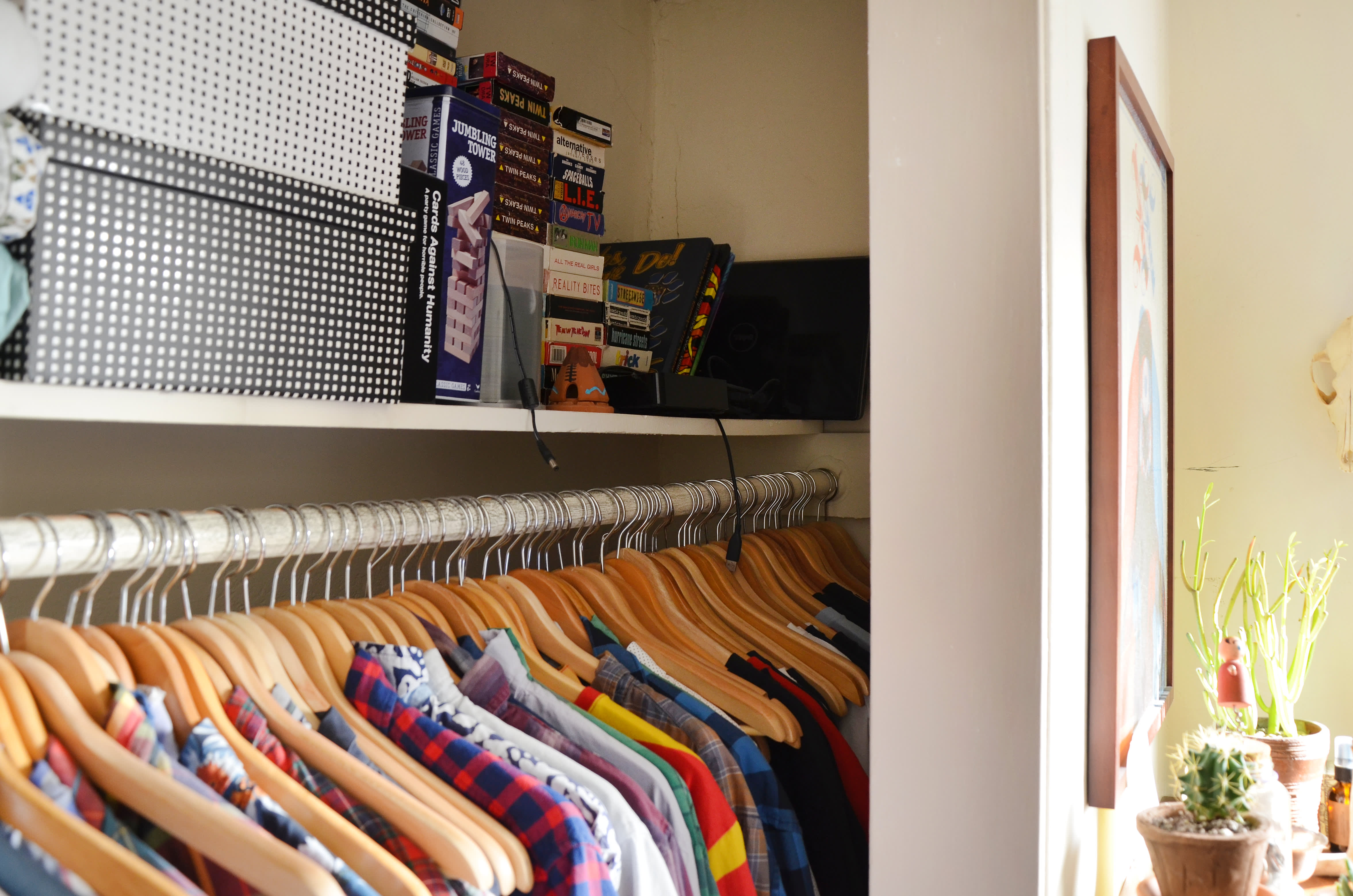 A Real Life Messy Closet Gets a Makeover | Apartment Therapy