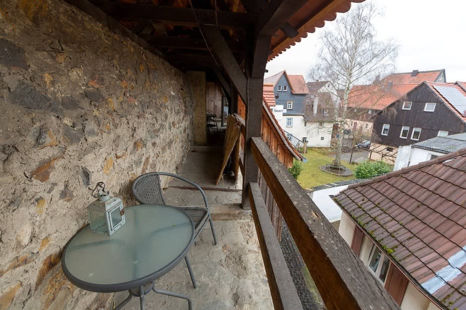 These Tiny German Homes Are Actually Inside a Wall (And You Can Stay ...