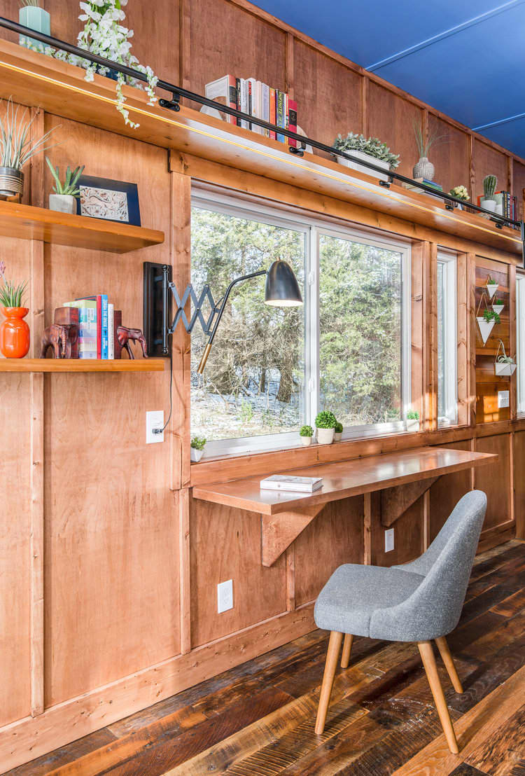 Tiny House Cabin Library Writers Retreat Photos | Apartment Therapy