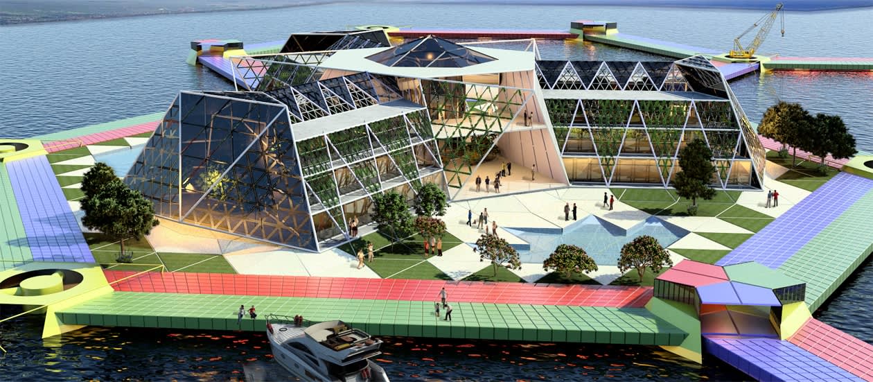 Seasteading Floating City Island Project Homes On Water | Apartment Therapy