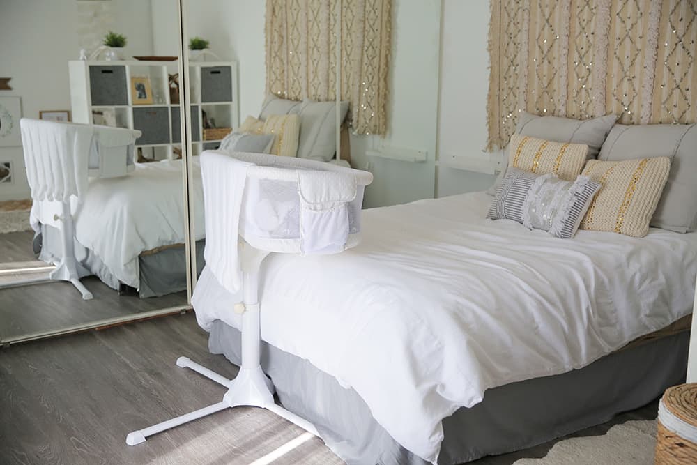 Baby Makes Three: A Shared Master Bedroom & Nursery with Global Style ...
