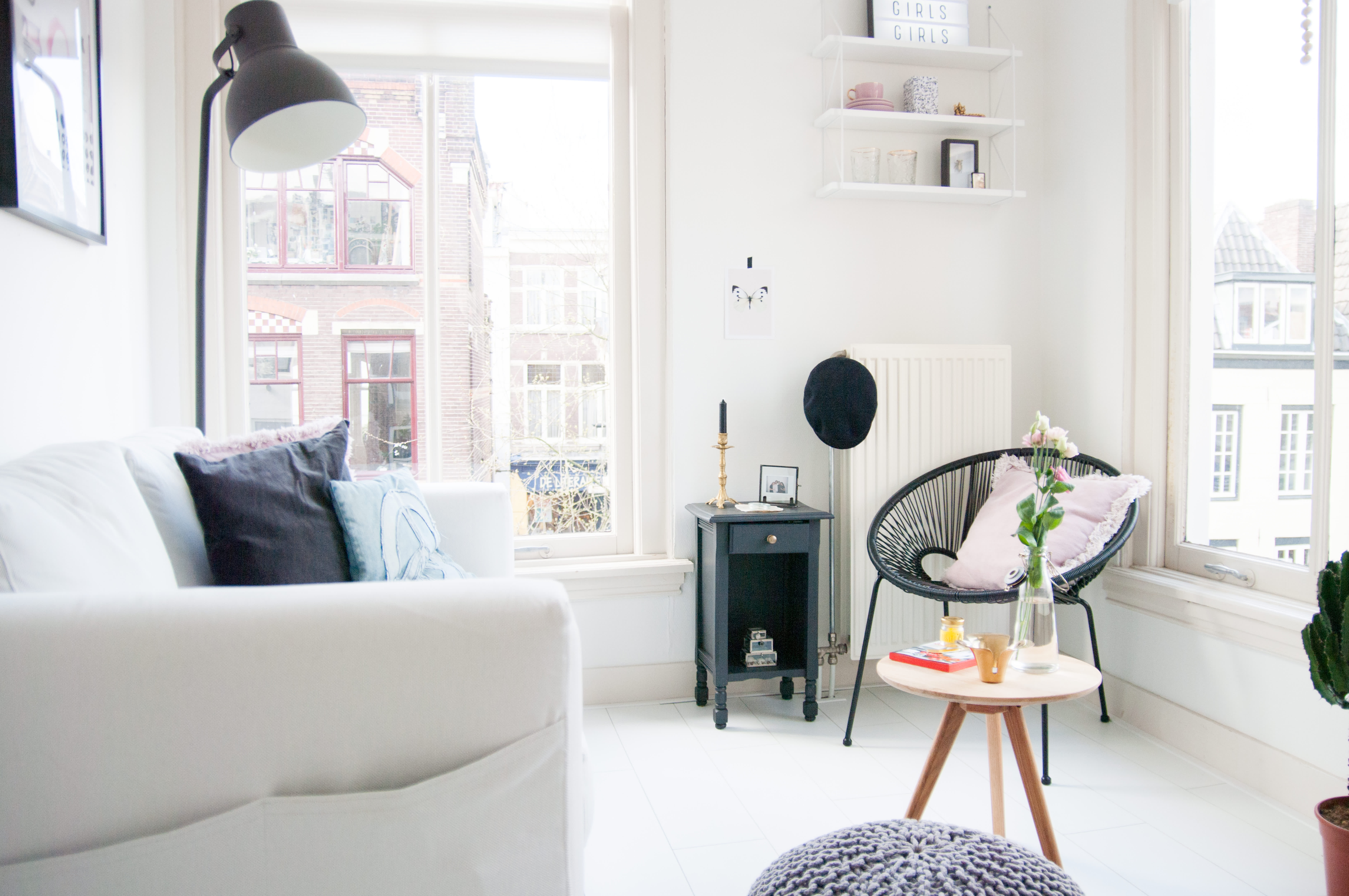House Tour: A Small & Stylish Shared Dutch Apartment | Apartment Therapy