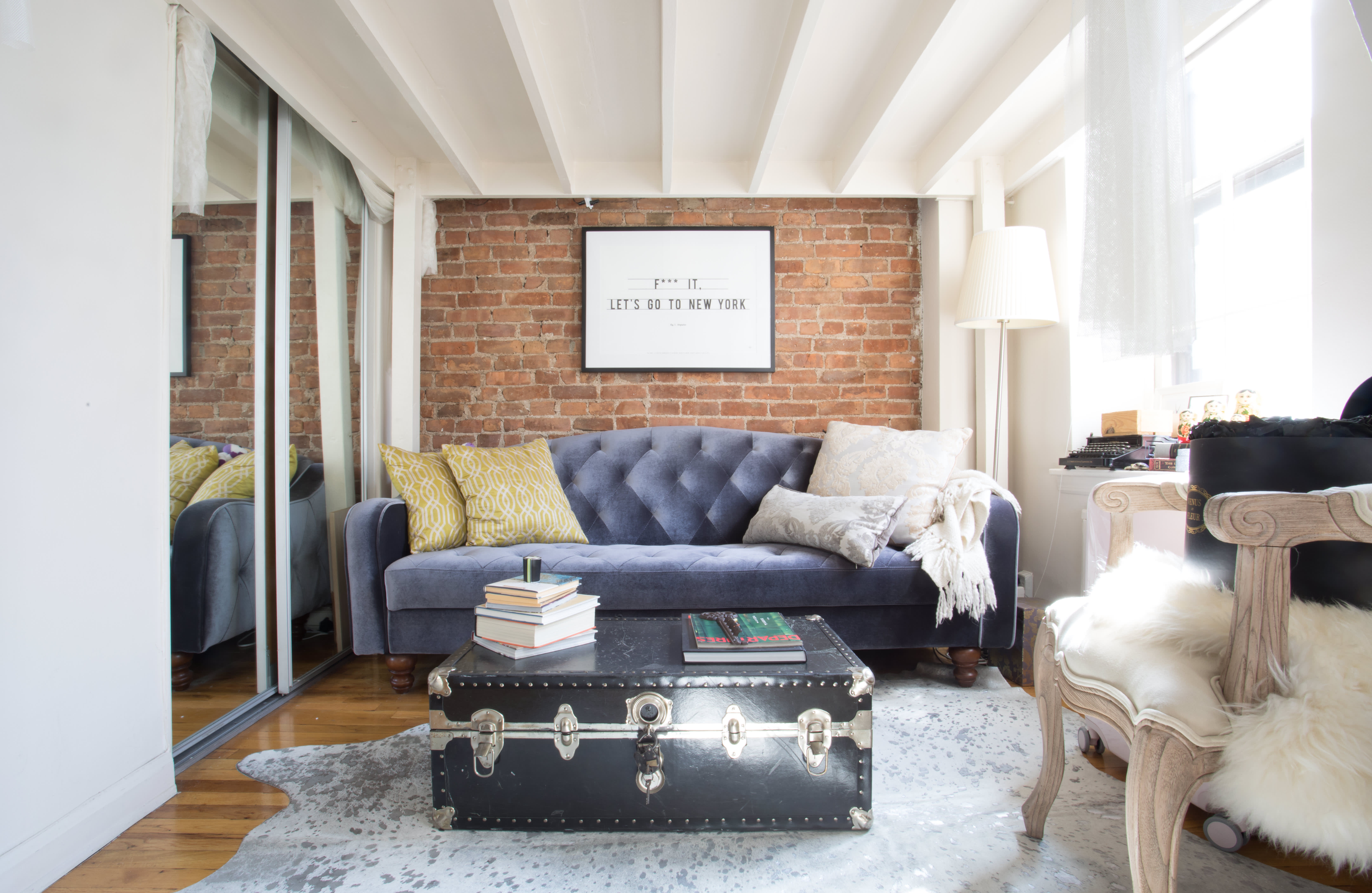 House Tour: A Thoughtful, Shabby Chic NYC Studio | Apartment Therapy