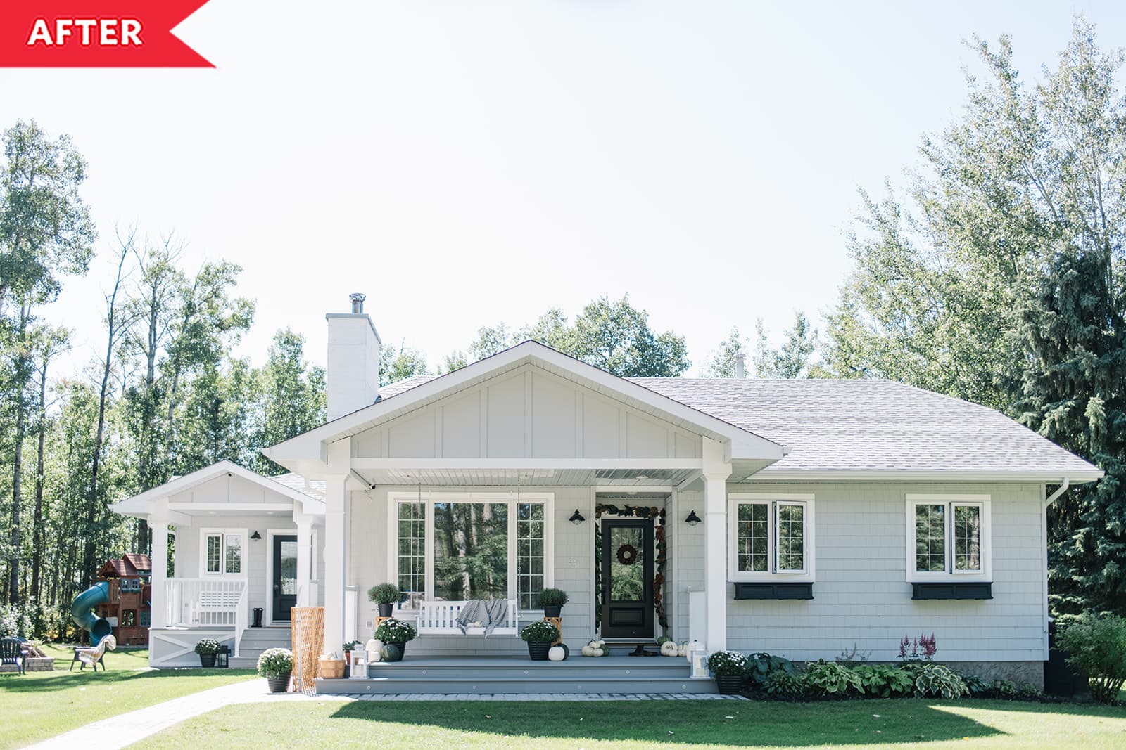 15 Best Curb Appeal Makeovers - Before & After Photos of Home Exterior ...