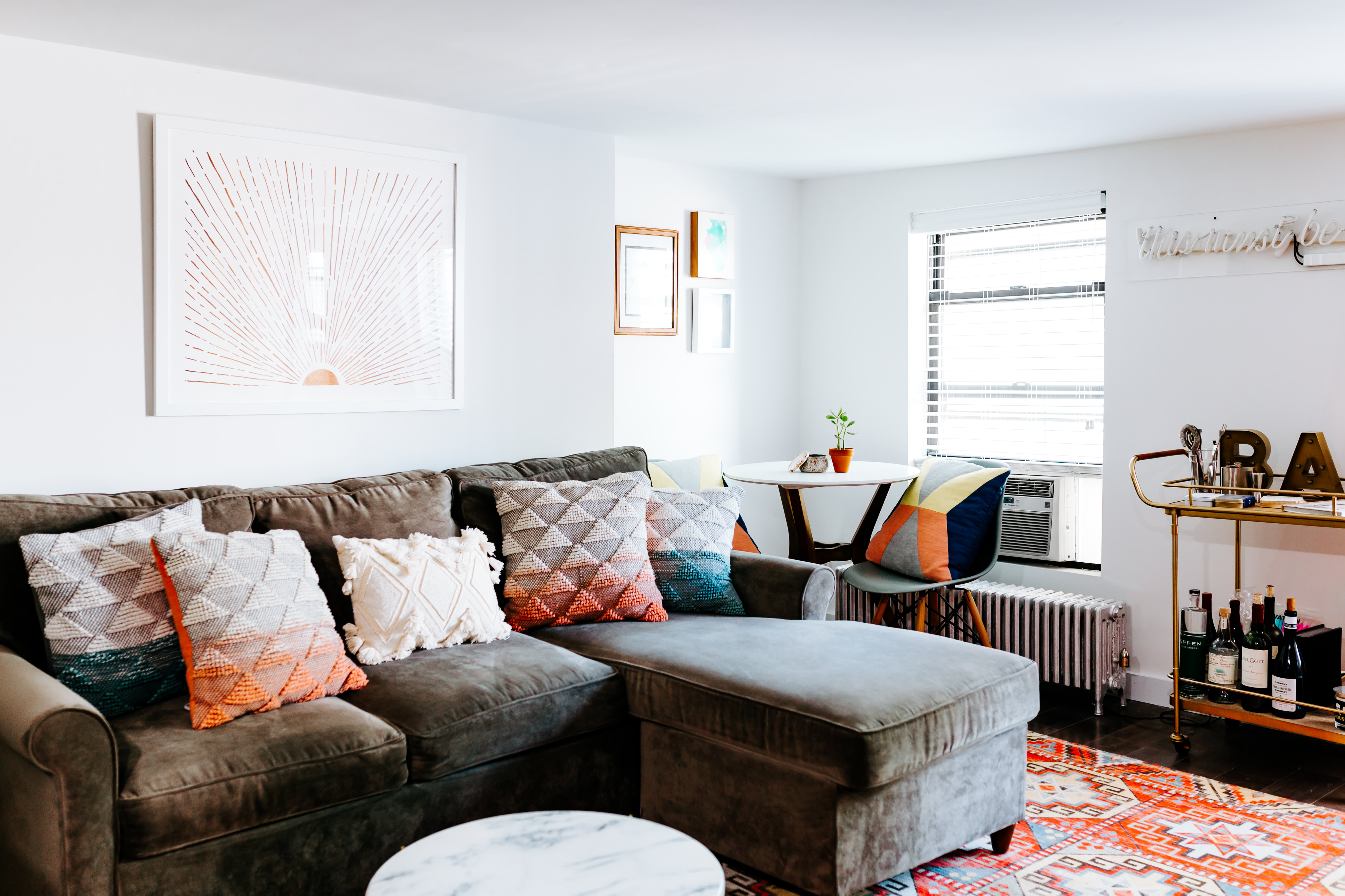 Small NYC Colorful Budget Apartment Tour | Apartment Therapy