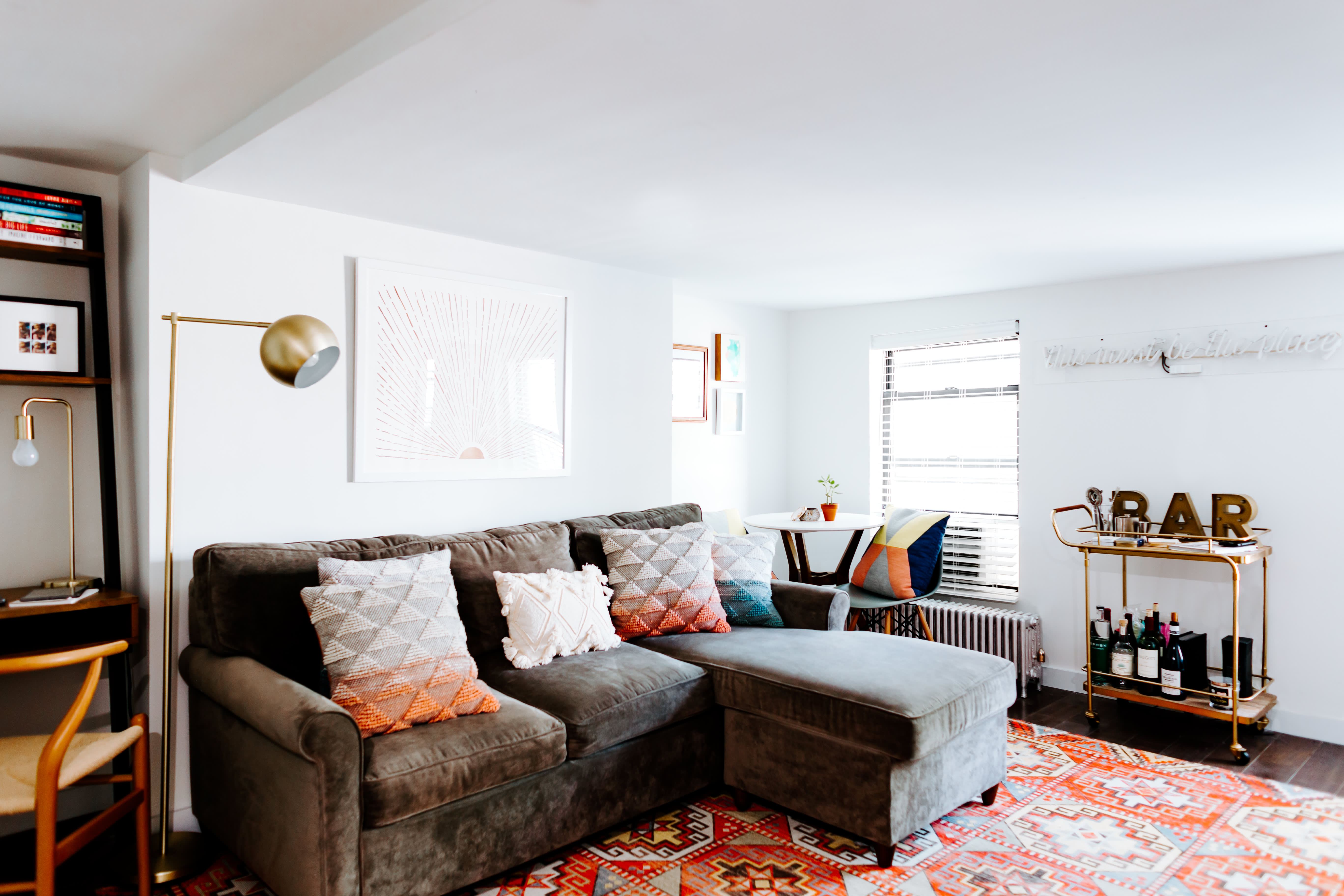 Small NYC Colorful Budget Apartment Tour | Apartment Therapy