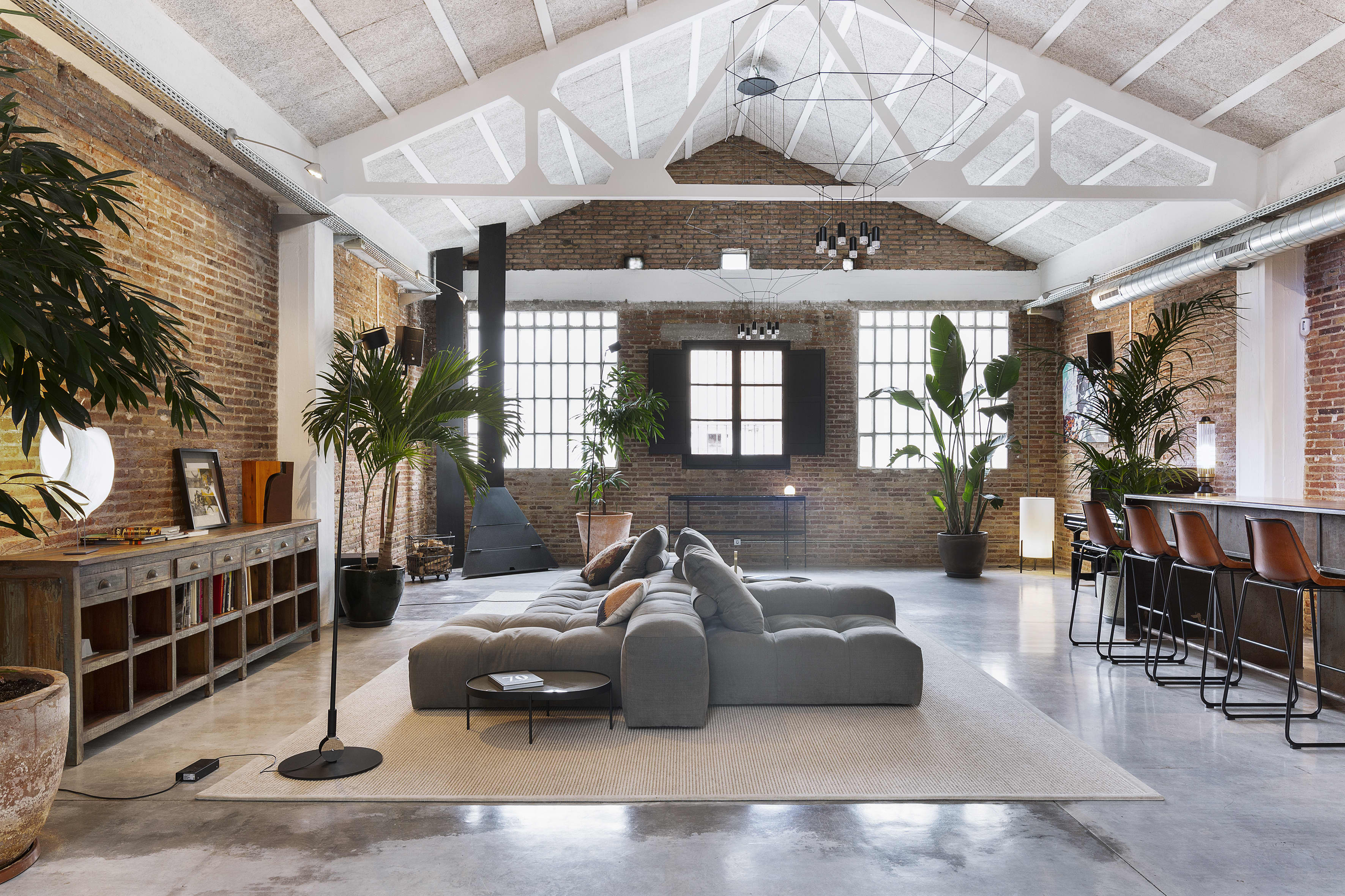Warm Industrial Modern Spanish Loft Tour | Apartment Therapy