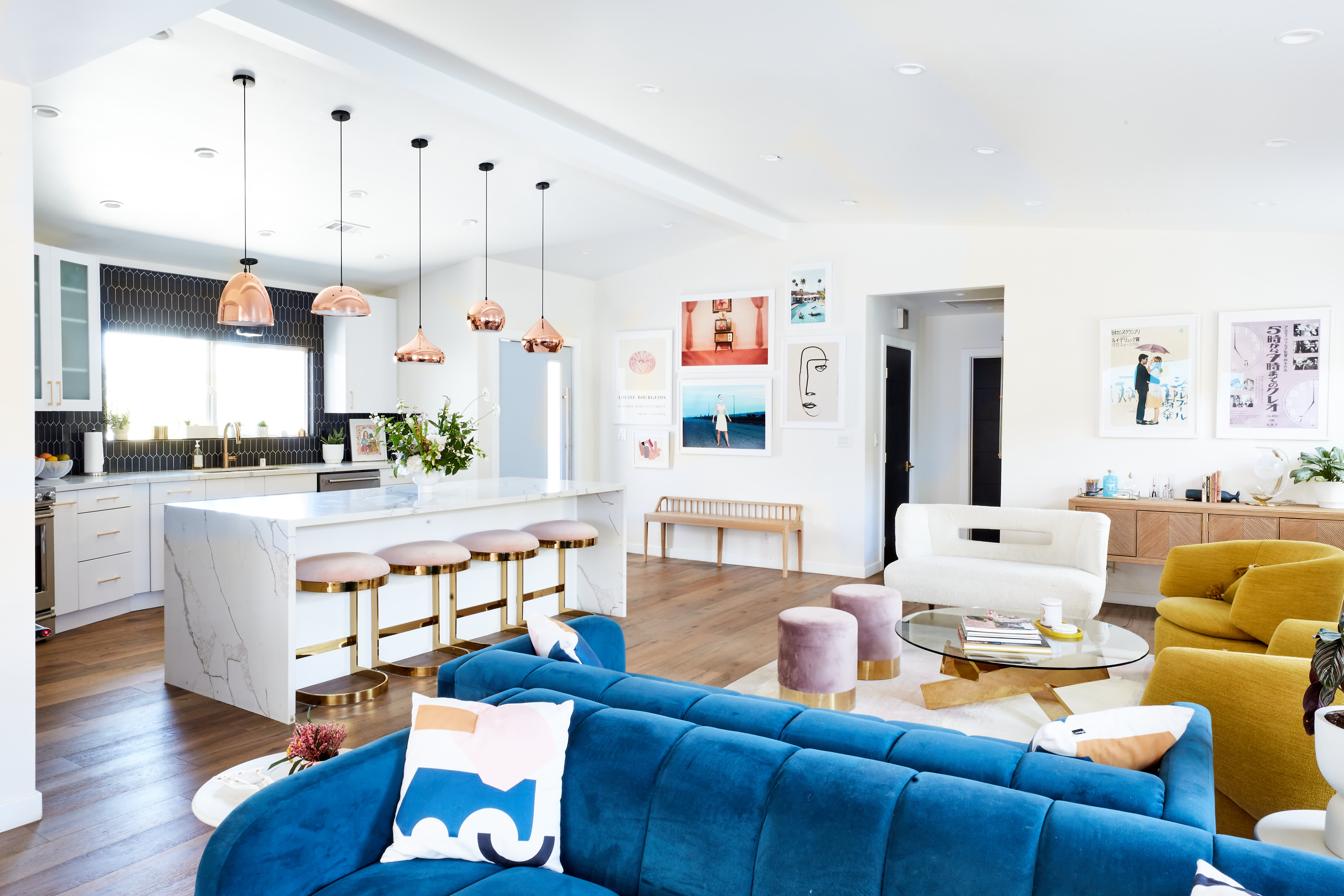 Colorful Furniture Los Angeles House Interior Design Inspiration ...