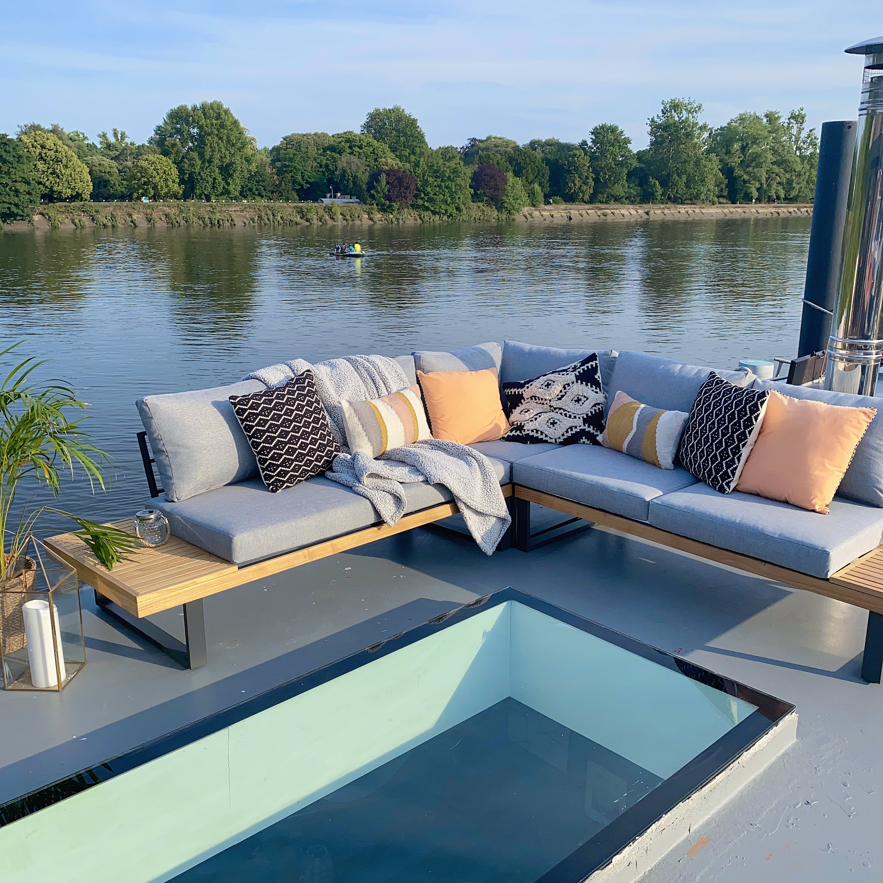 Converted Dutch Barge Houseboat Tour Photos | Apartment Therapy
