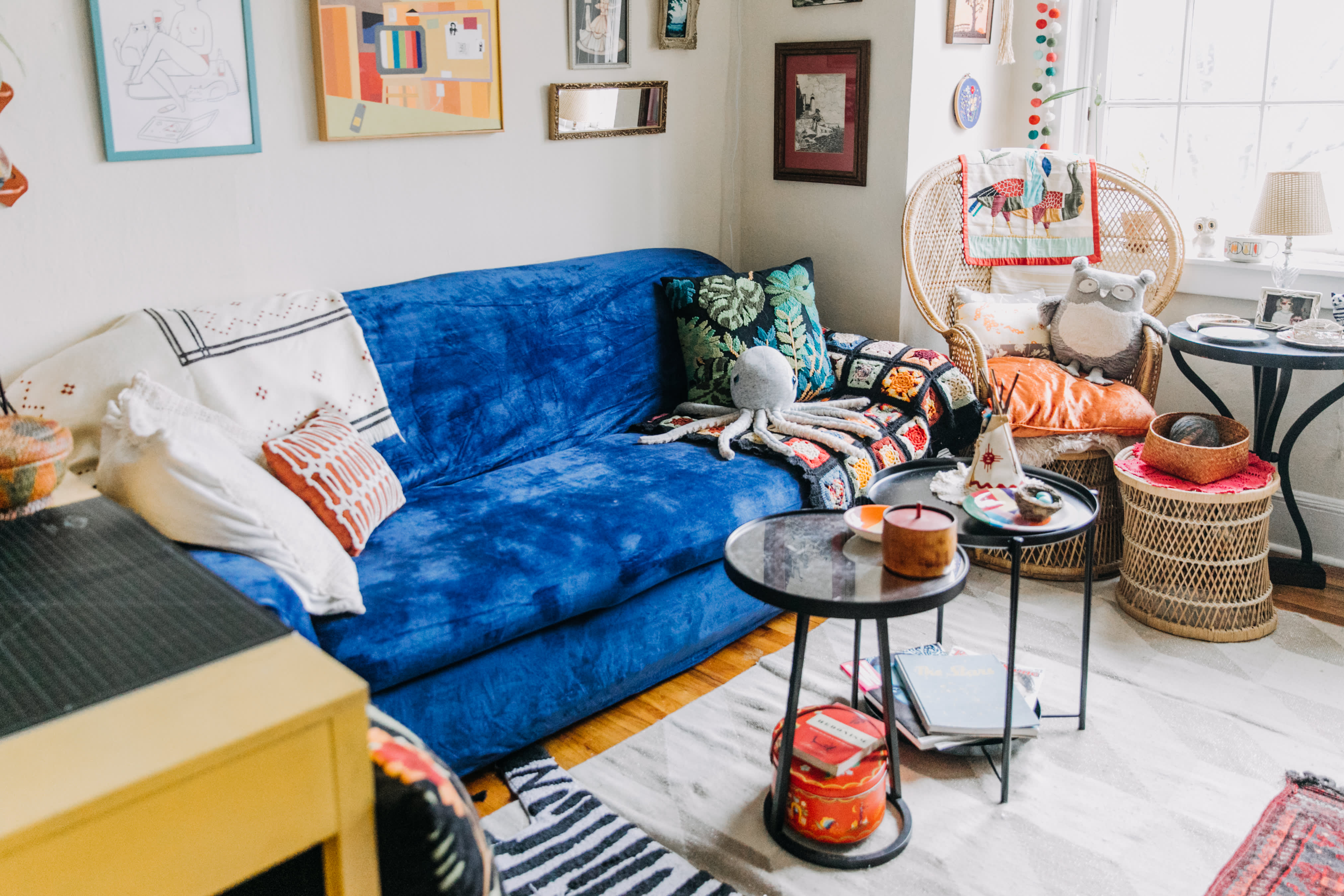Small Studio Apartment Maximalist Decorating Ideas | Apartment Therapy