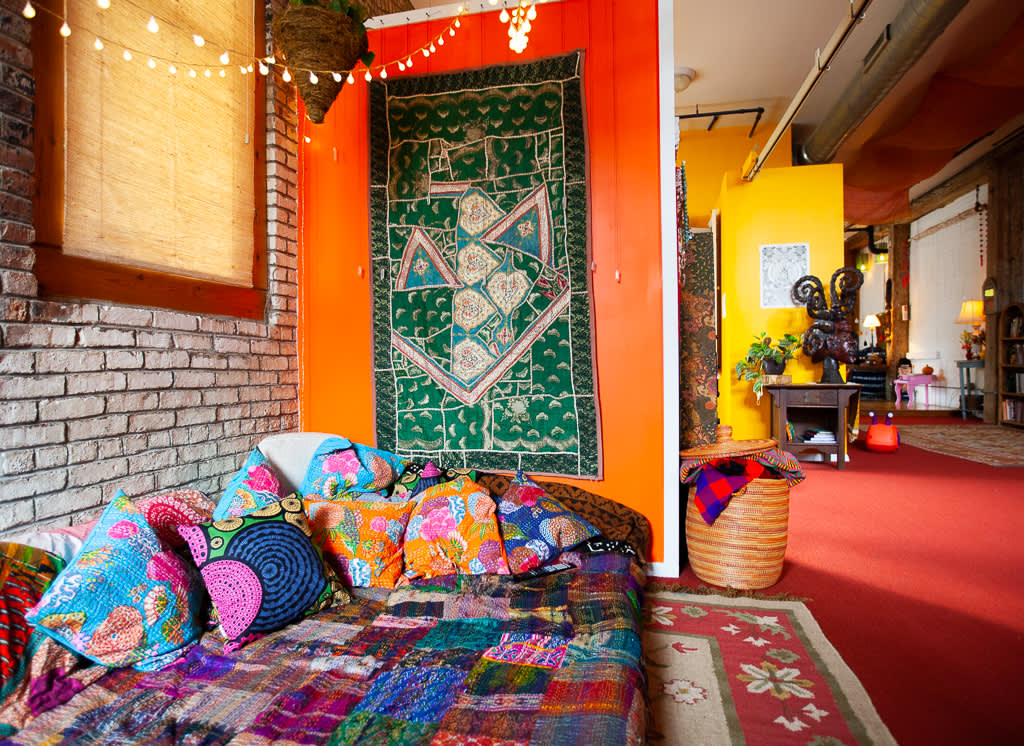 Afro-Bohemian Decor Inspiration New Jersey Loft Tour | Apartment Therapy