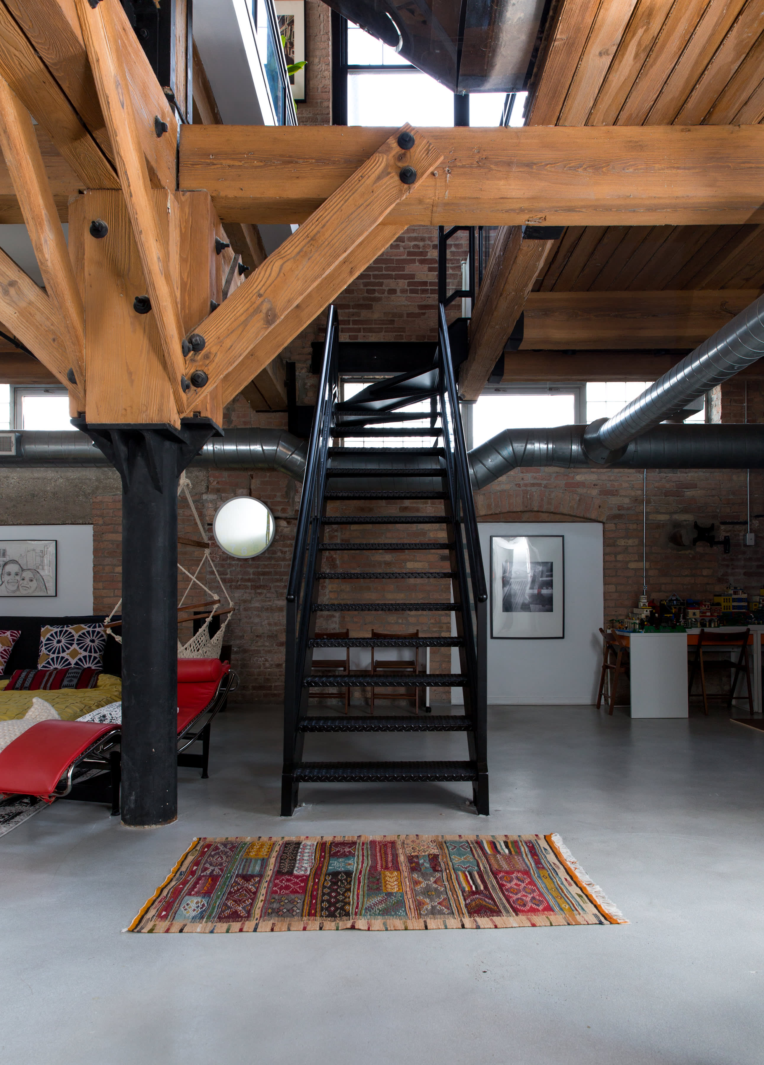 Warm Industrial Remodeled Chicago Loft Tour | Apartment Therapy