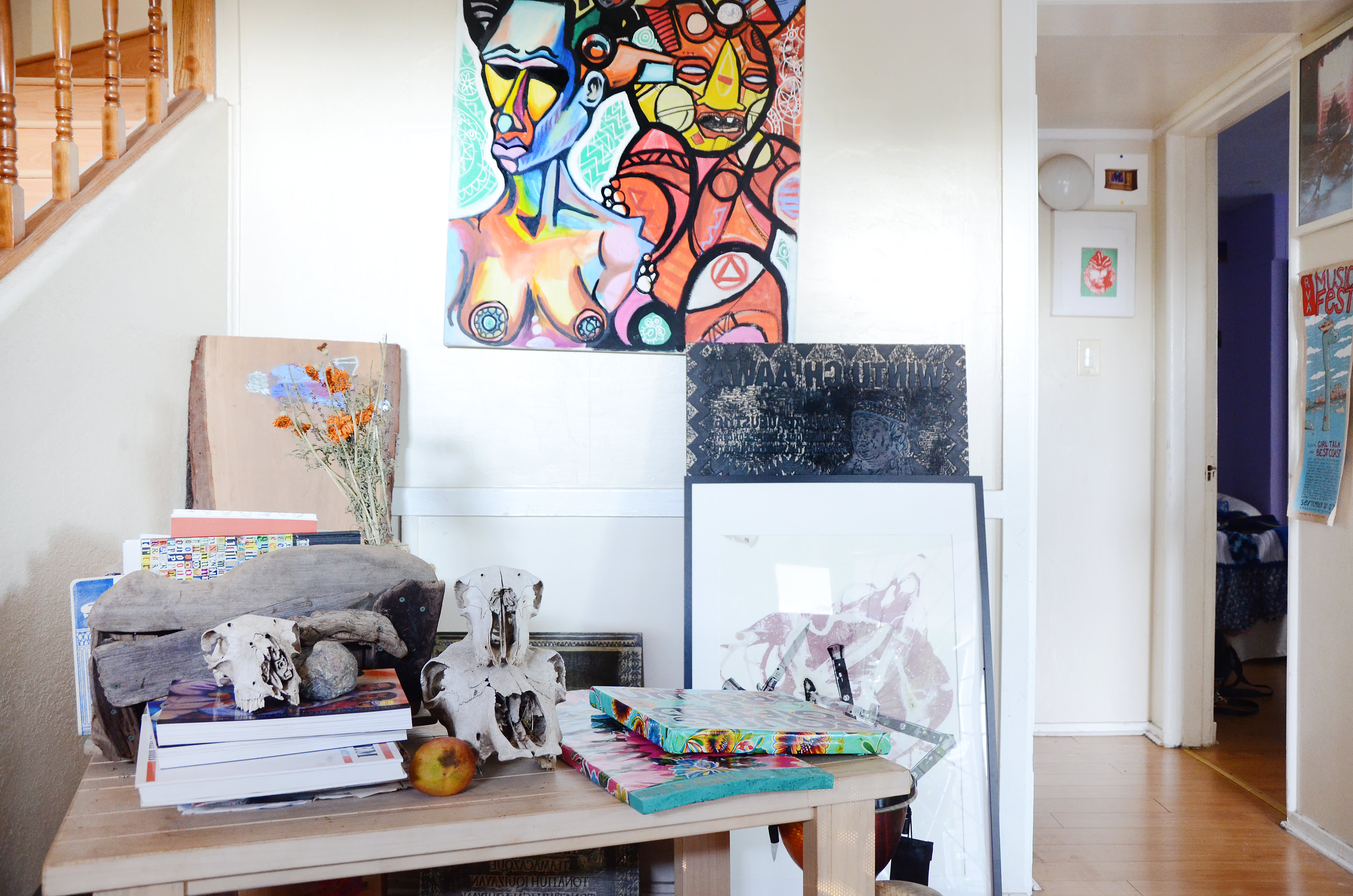 House Tour: A Home Bursting with Stuff and Style | Apartment Therapy