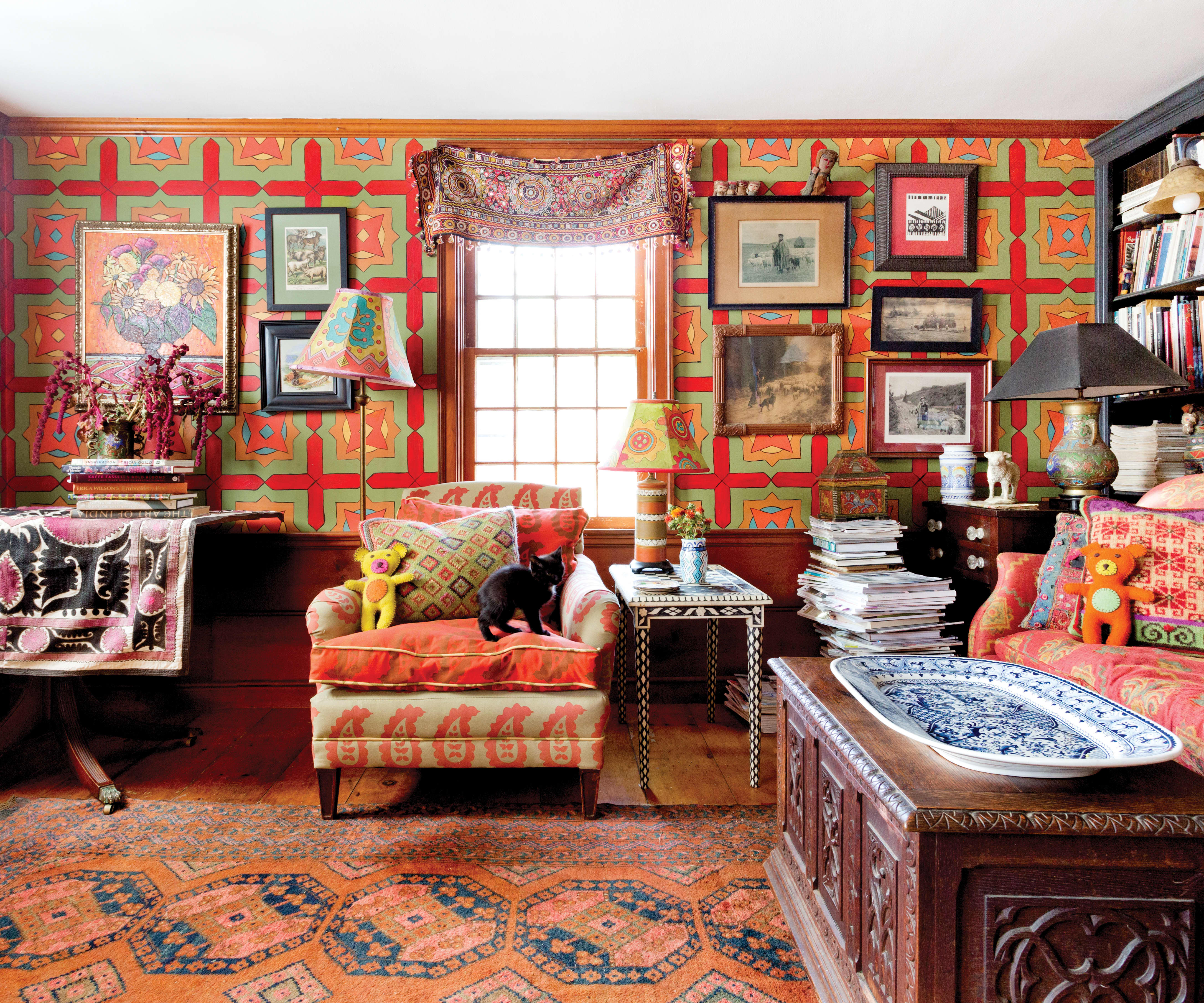 House Tour: A Colorful, Patterned Farmhouse | Apartment Therapy