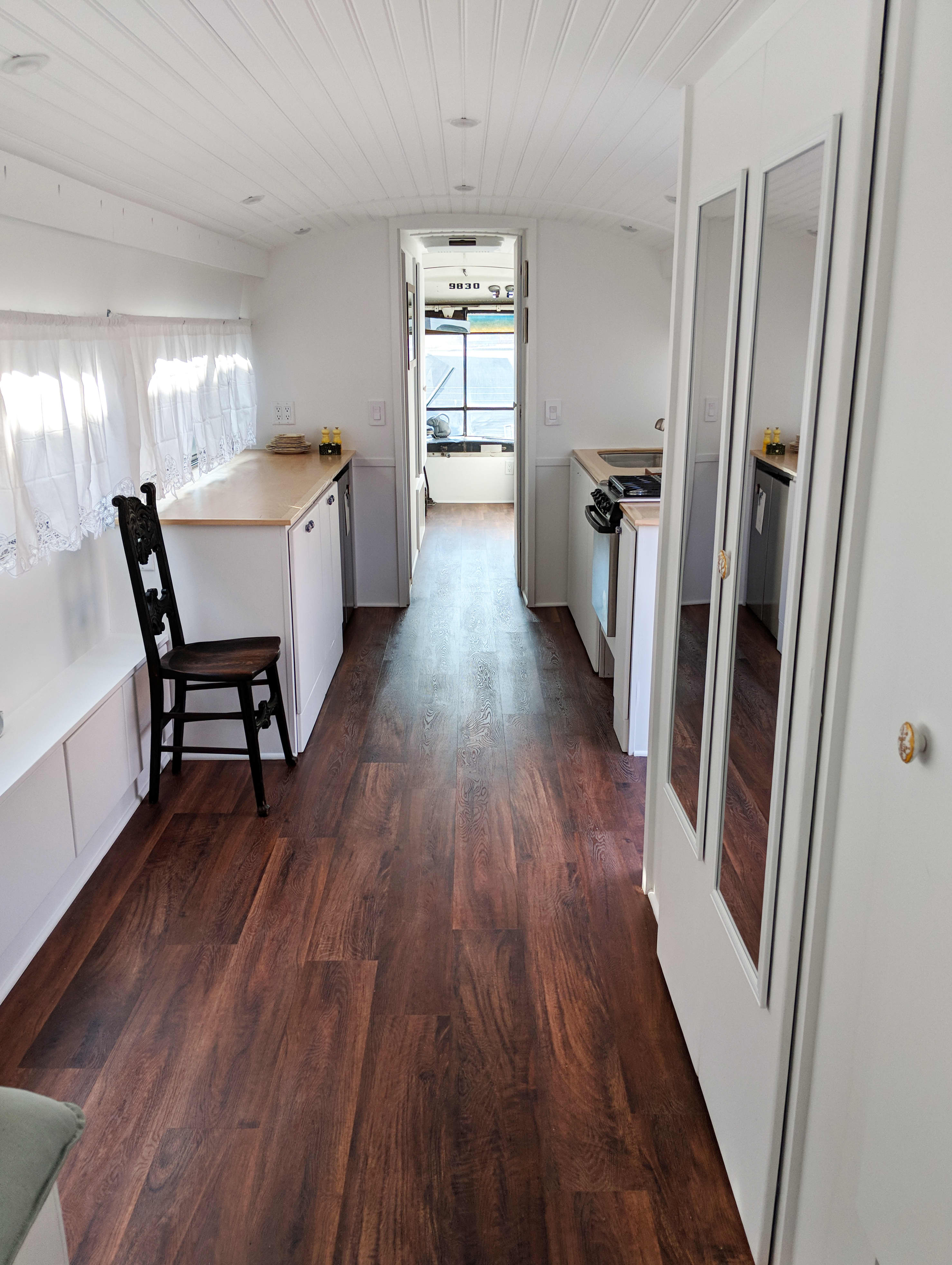 Tiny Home Tour: A Converted 1966 Greyhound Bus | Apartment Therapy