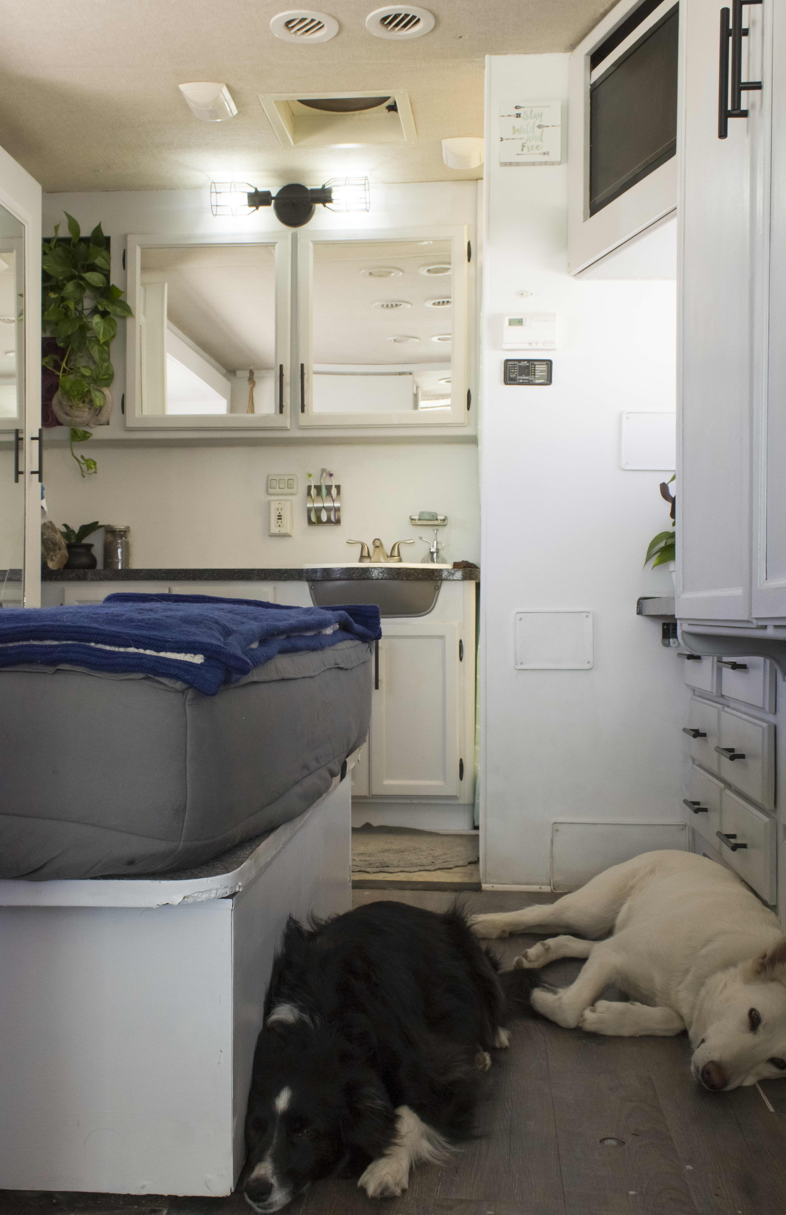 RV Tour: Life Among Pines' 300-Square-Foot Motorhome | Apartment Therapy