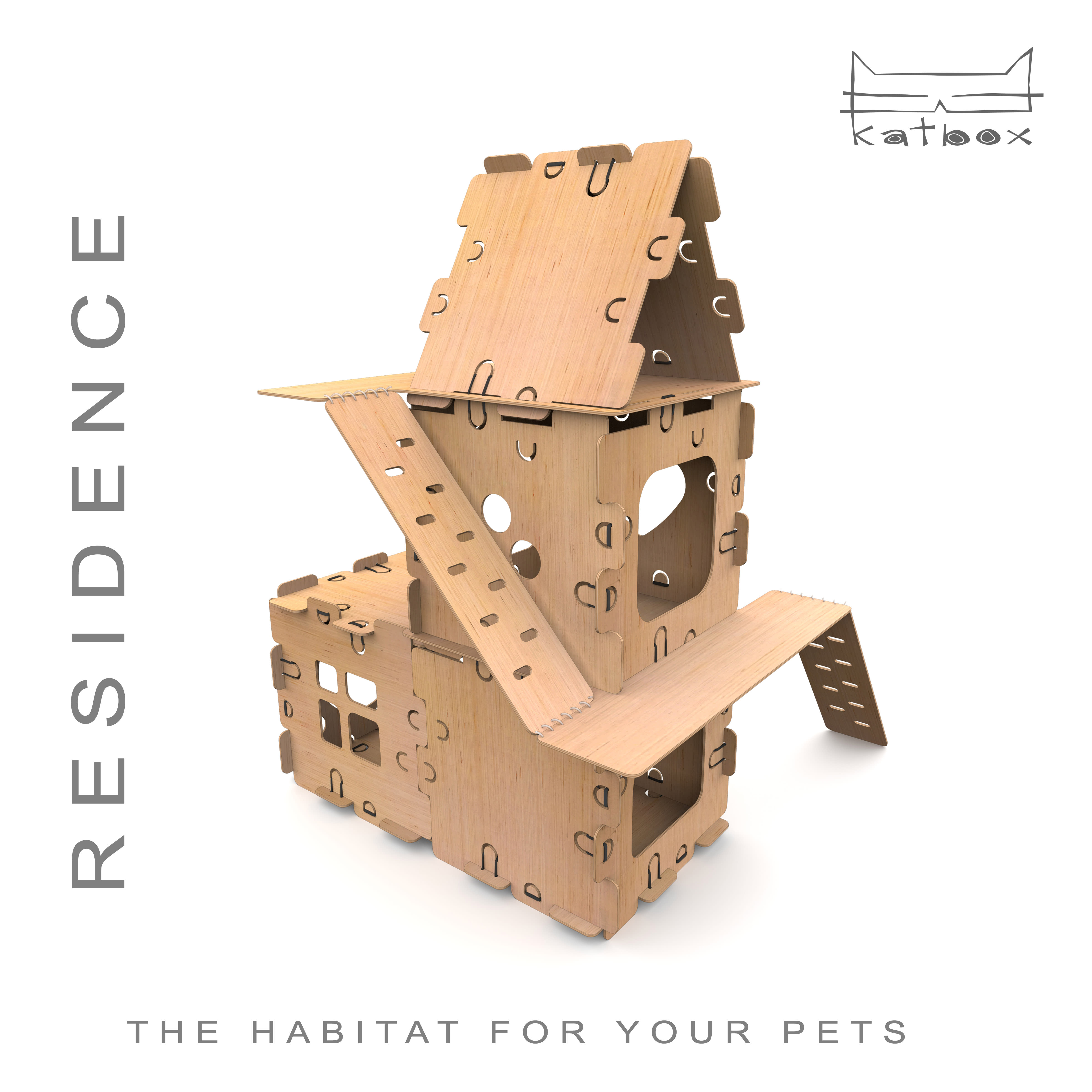 Katbox Modular Cat House Kickstarter Project | Apartment Therapy