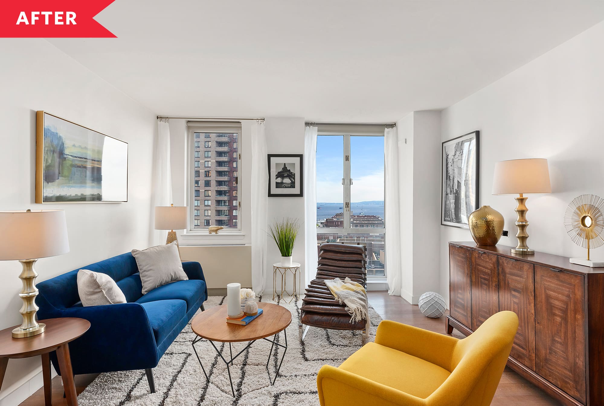 See The Power of Home Staging With This Before and After | Apartment ...