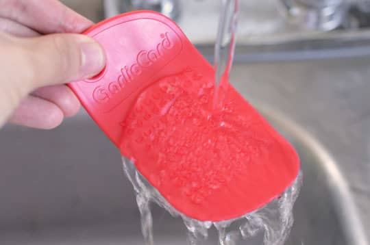 The GarlicCard: Grate Garlic Without Destroying Your Fingers | Kitchn