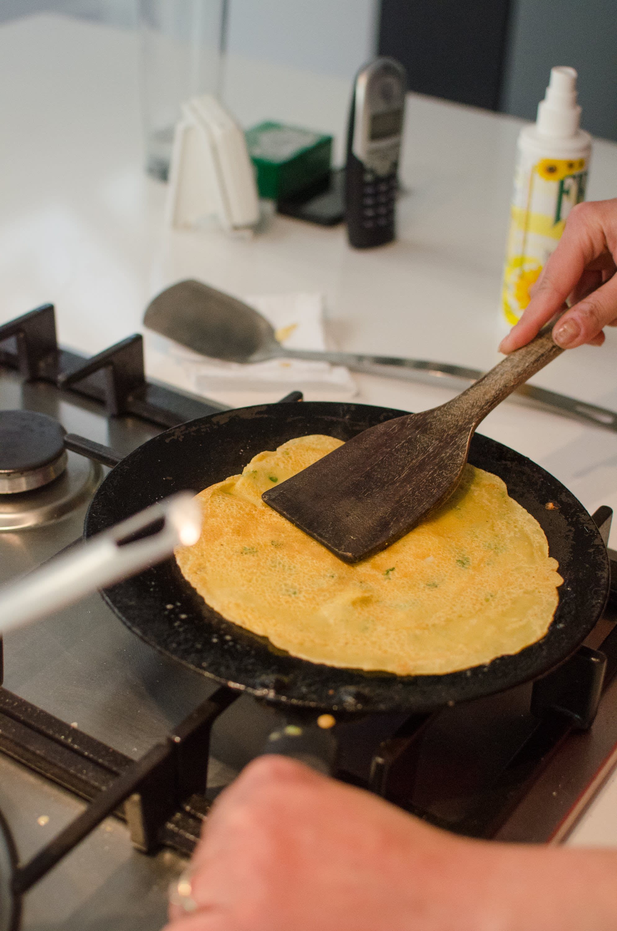 Recipe: Pudla (Indian Chickpea Crepes) | Kitchn