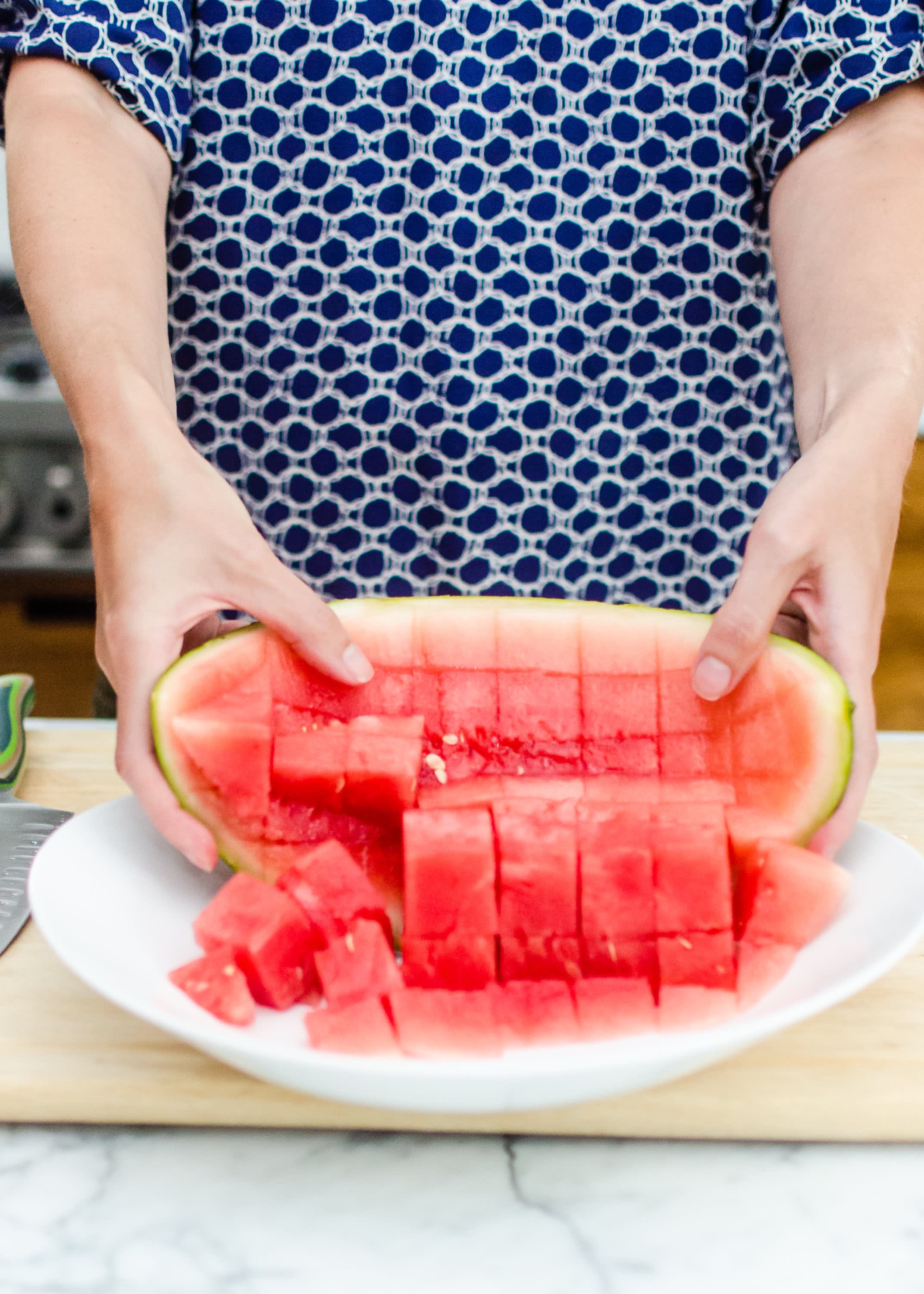 How To Cut Up A Watermelon Step By Step Tutorial Kitchn