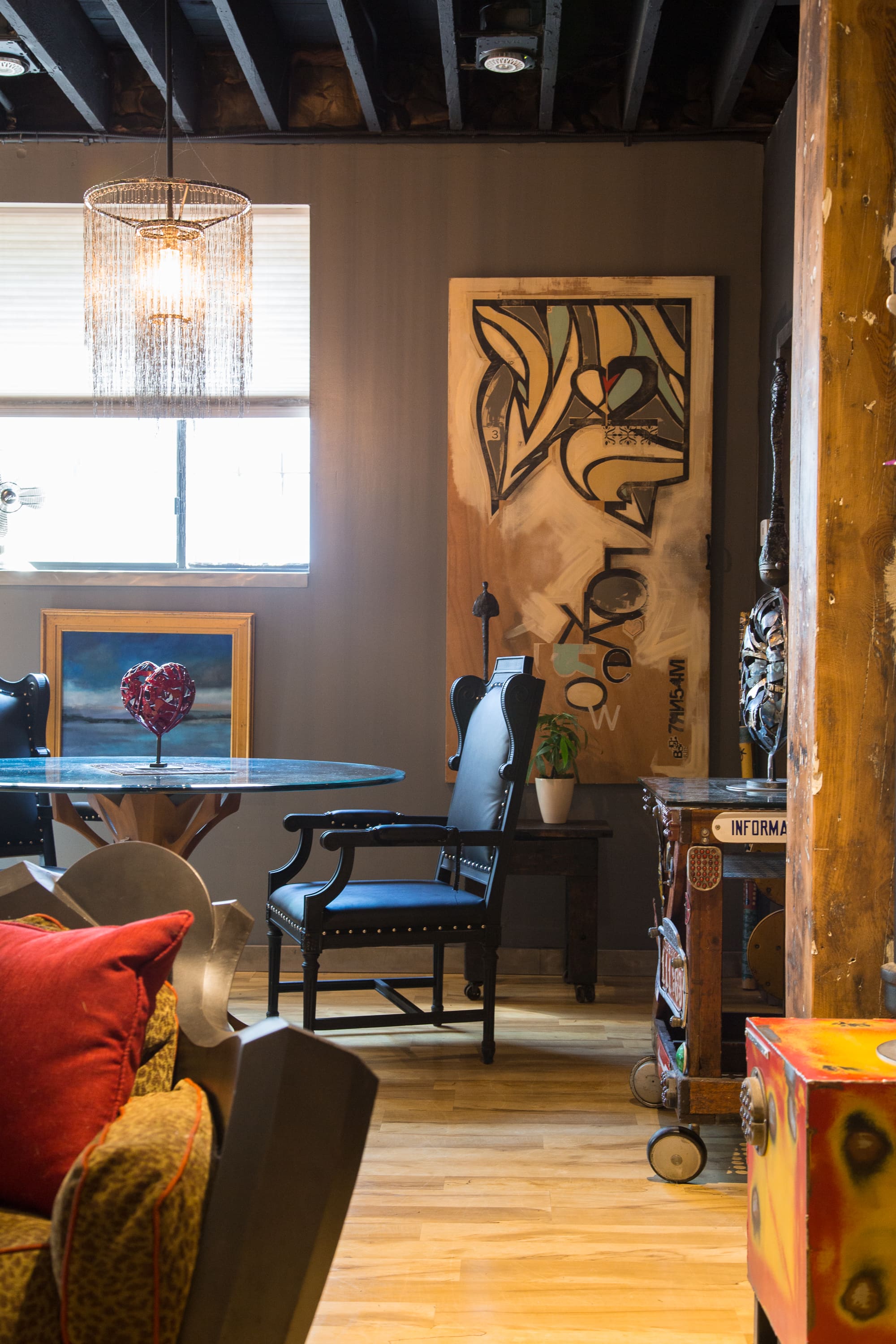 House Tour: A Basement Turned Art-Filled Home | Apartment Therapy