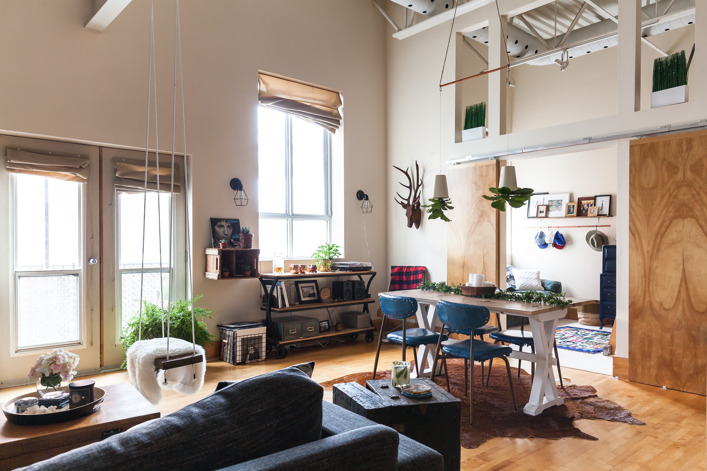 House Tour: A Rustic, Industrial Loft with a Swing | Apartment Therapy