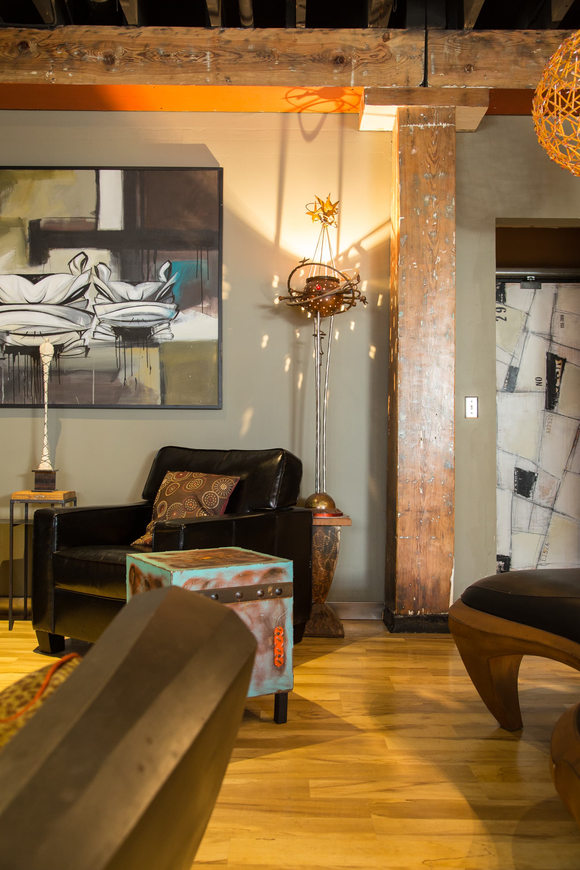 House Tour: A Basement Turned Art-Filled Home | Apartment Therapy