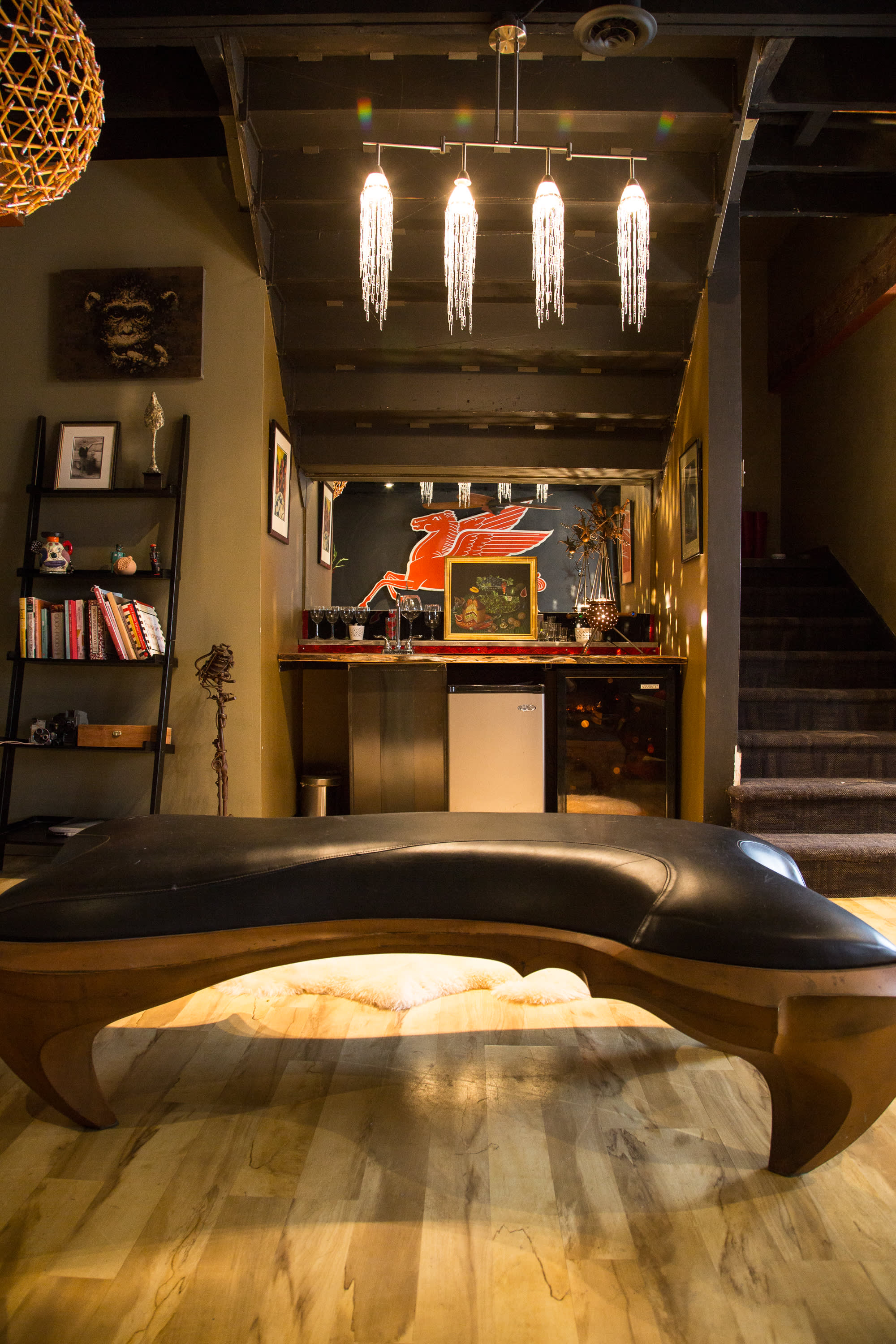 House Tour: A Basement Turned Art-Filled Home | Apartment Therapy