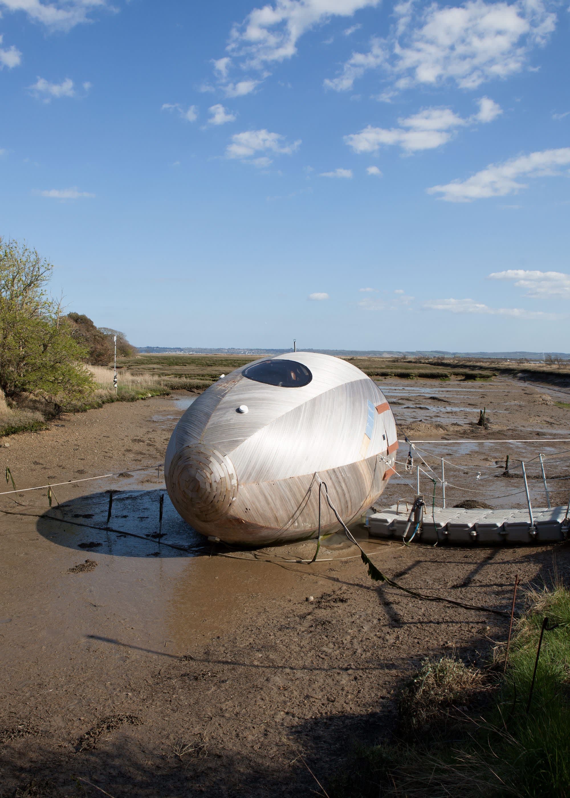 House Tour: A Giant Wooden Egg-Shaped Home in the UK | Apartment Therapy