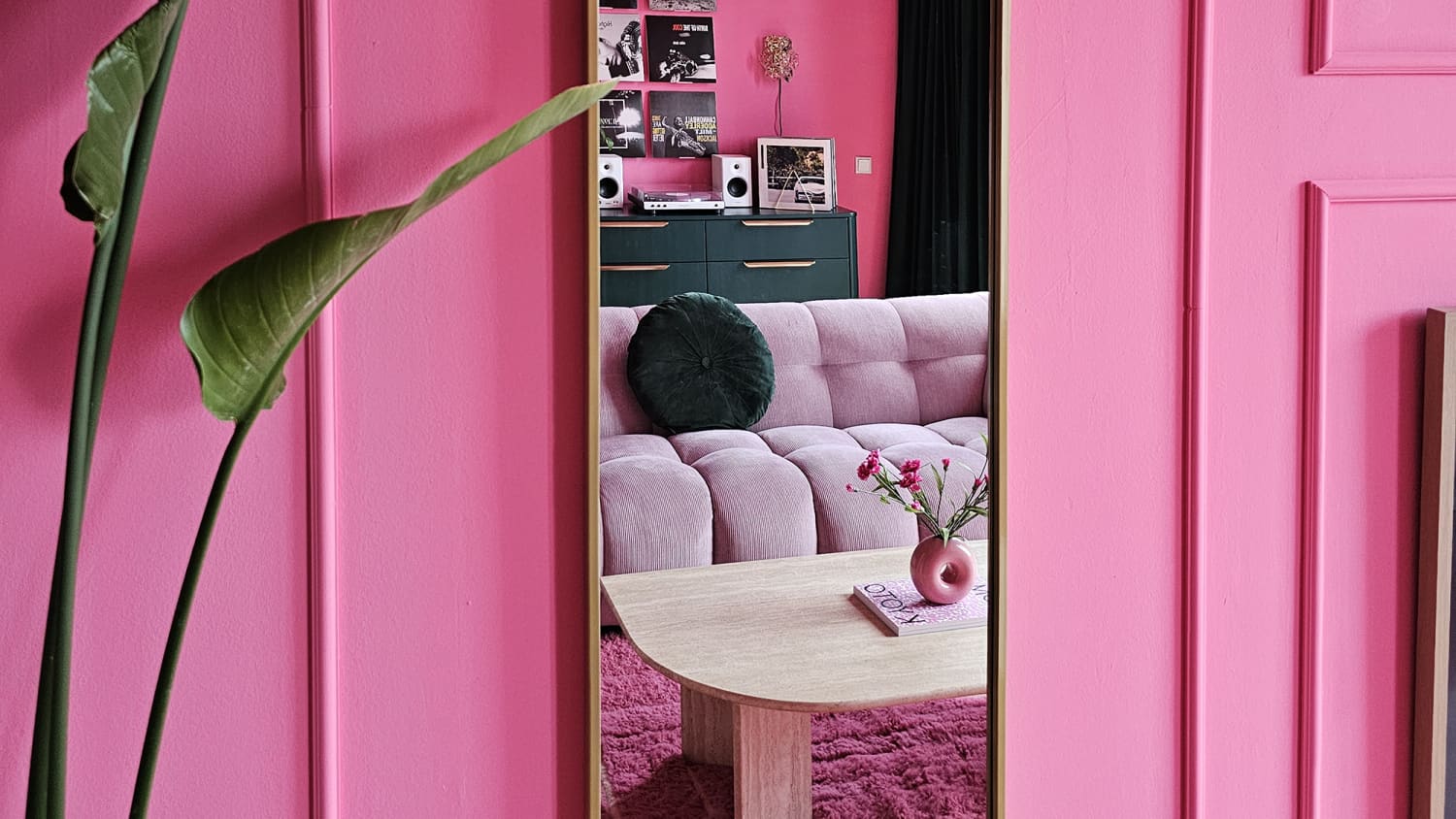 hot pink interior